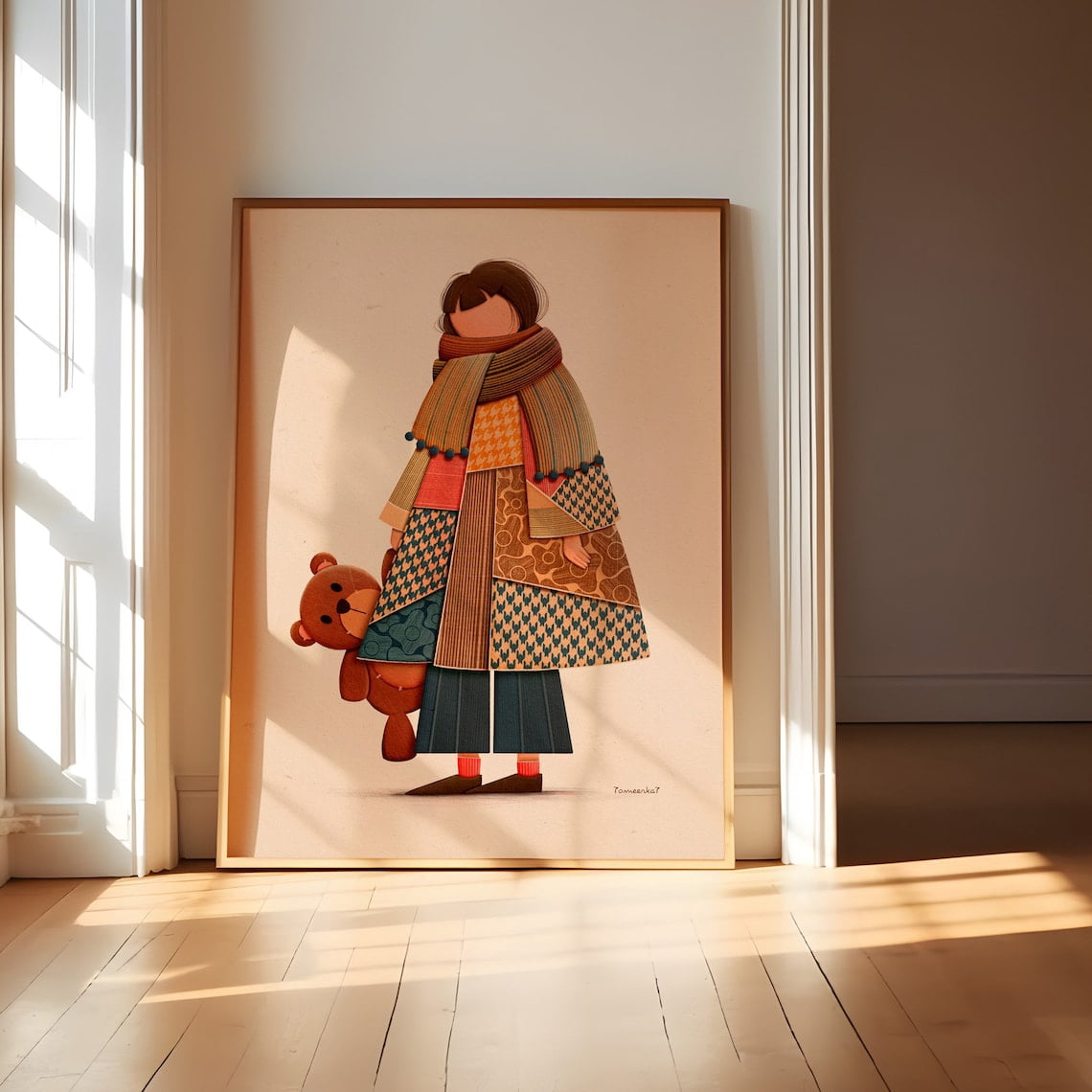 SEPT Female Art Print - Boho Girl Wall Art - Feminine Art - Female ...