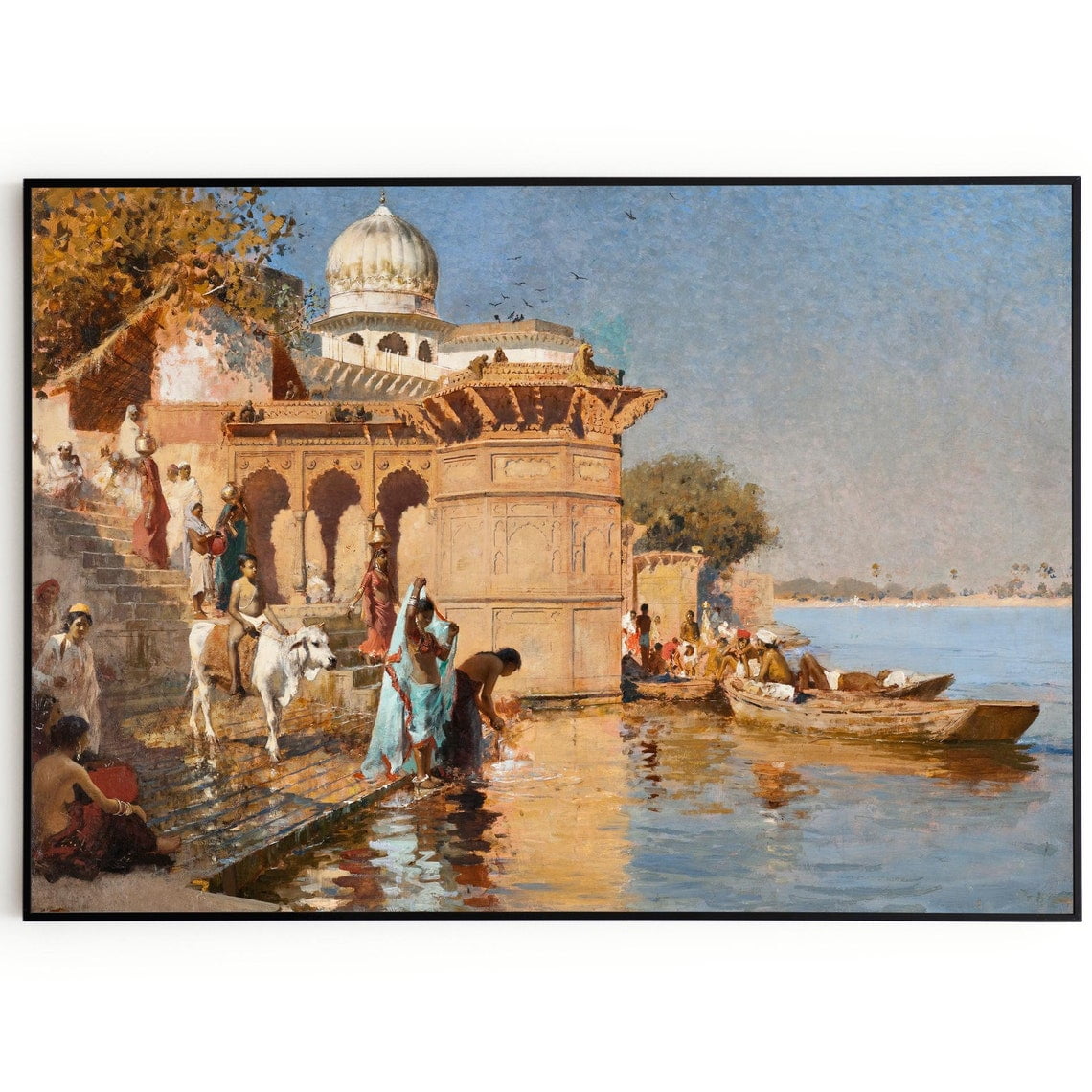 SEPT Ghat Of Mathura Vintage India Printable Wall Art 19Th Century ...