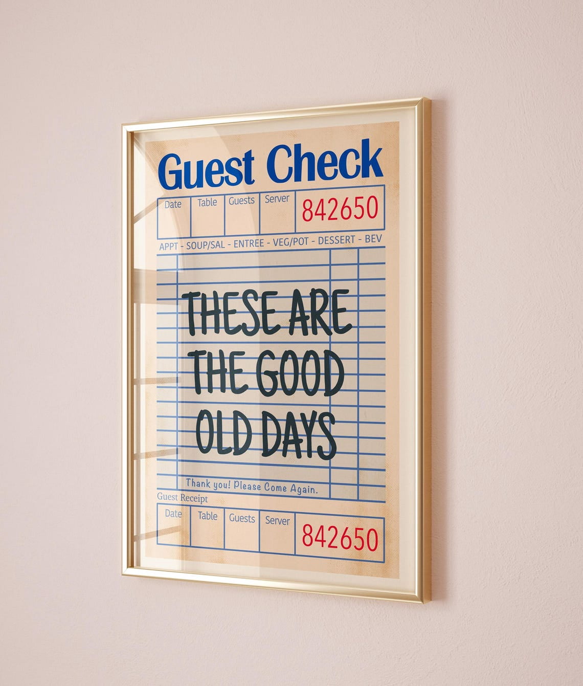 SEPT These Are The Good Old Days Print - Trendy Aesthetic Wall Art ...