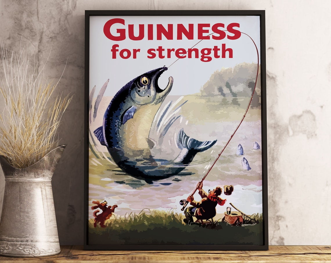 SEPT Guinness For Strength Poster - Vintage - Retro Printable Poster ...