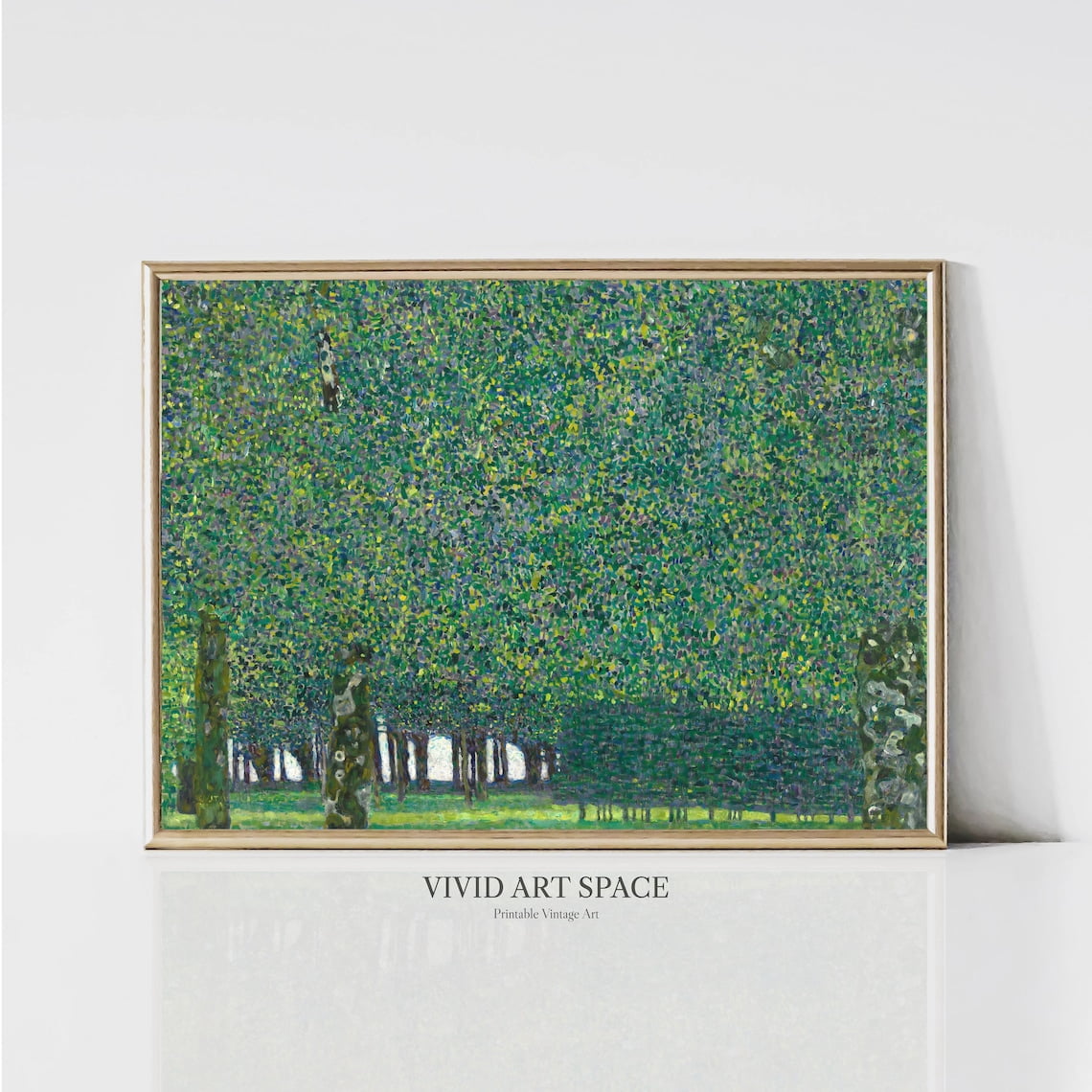 SEPT Gustav Klimt The Park Symbolist Landscape Painting Print Modern ...