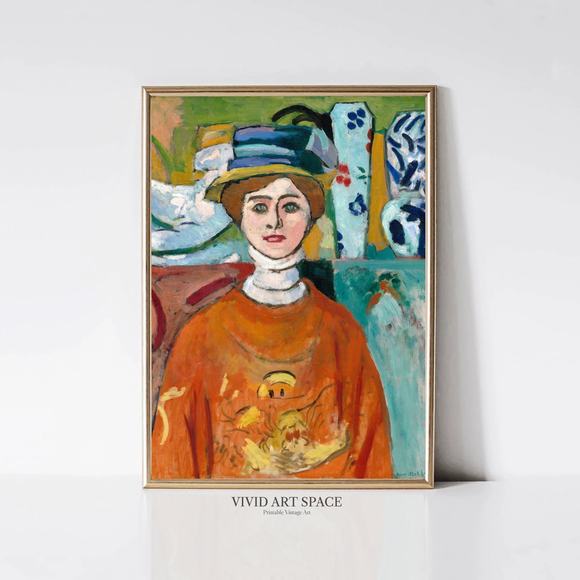 SEPT Henri Matisse The Girl With Green Eyes Fauvism Woman Portrait ...