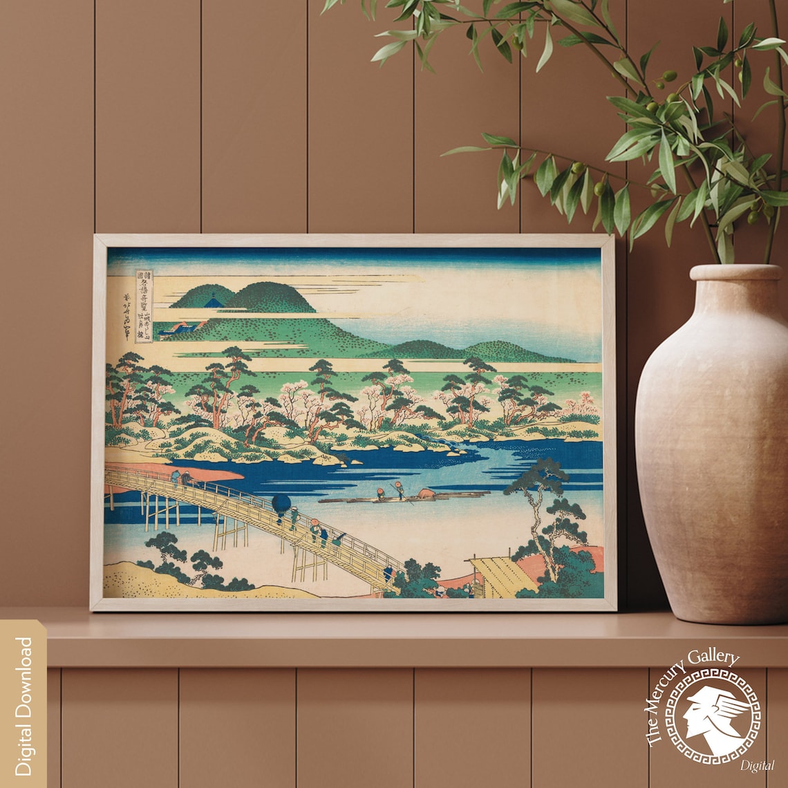 SEPT Hokusai Print, Japan Wall Art, The Togetsu Bridge At Arashiyama In ...