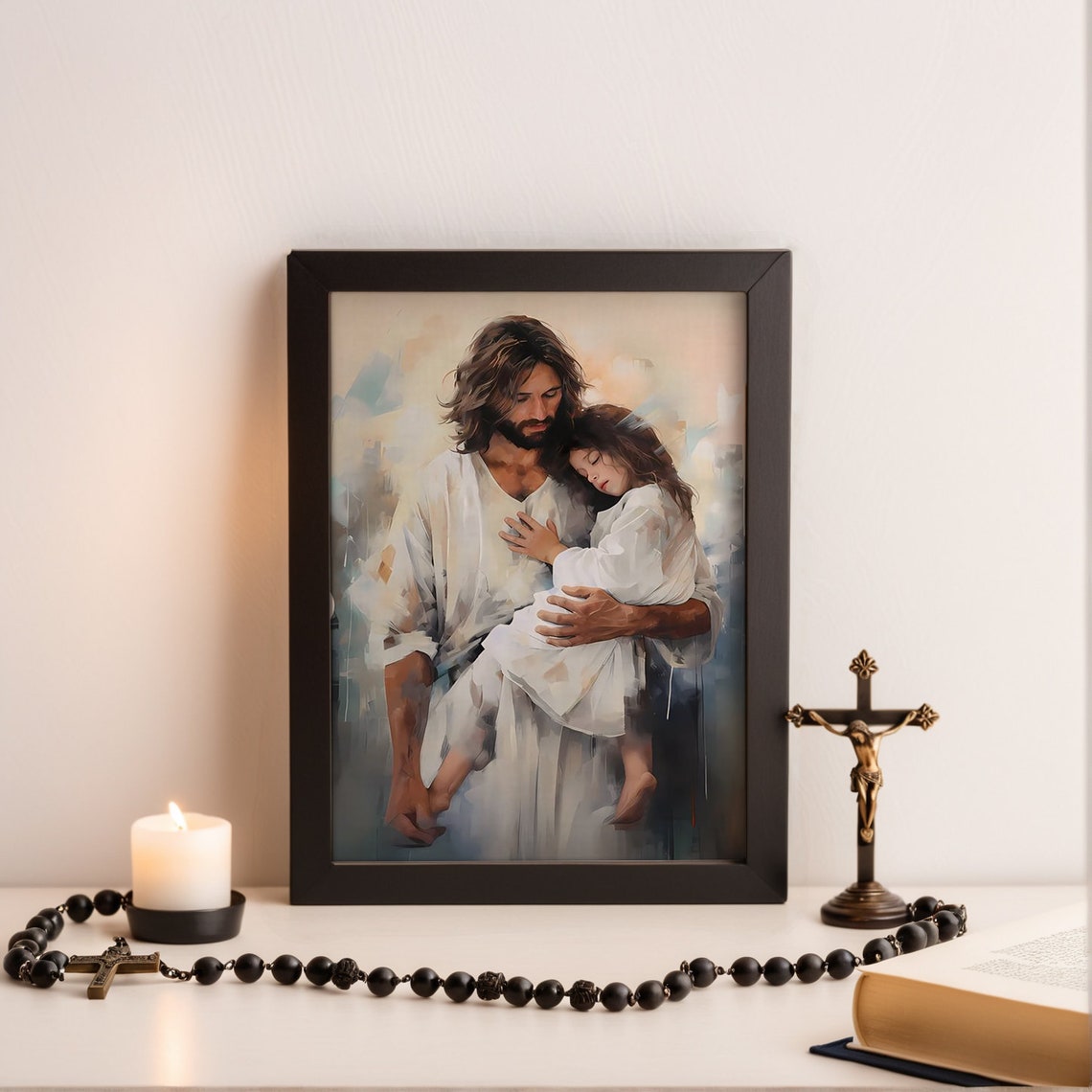SEPT Jesus I Christian Prints I Jesus Leaves The 99 I Jesus Portrait I ...