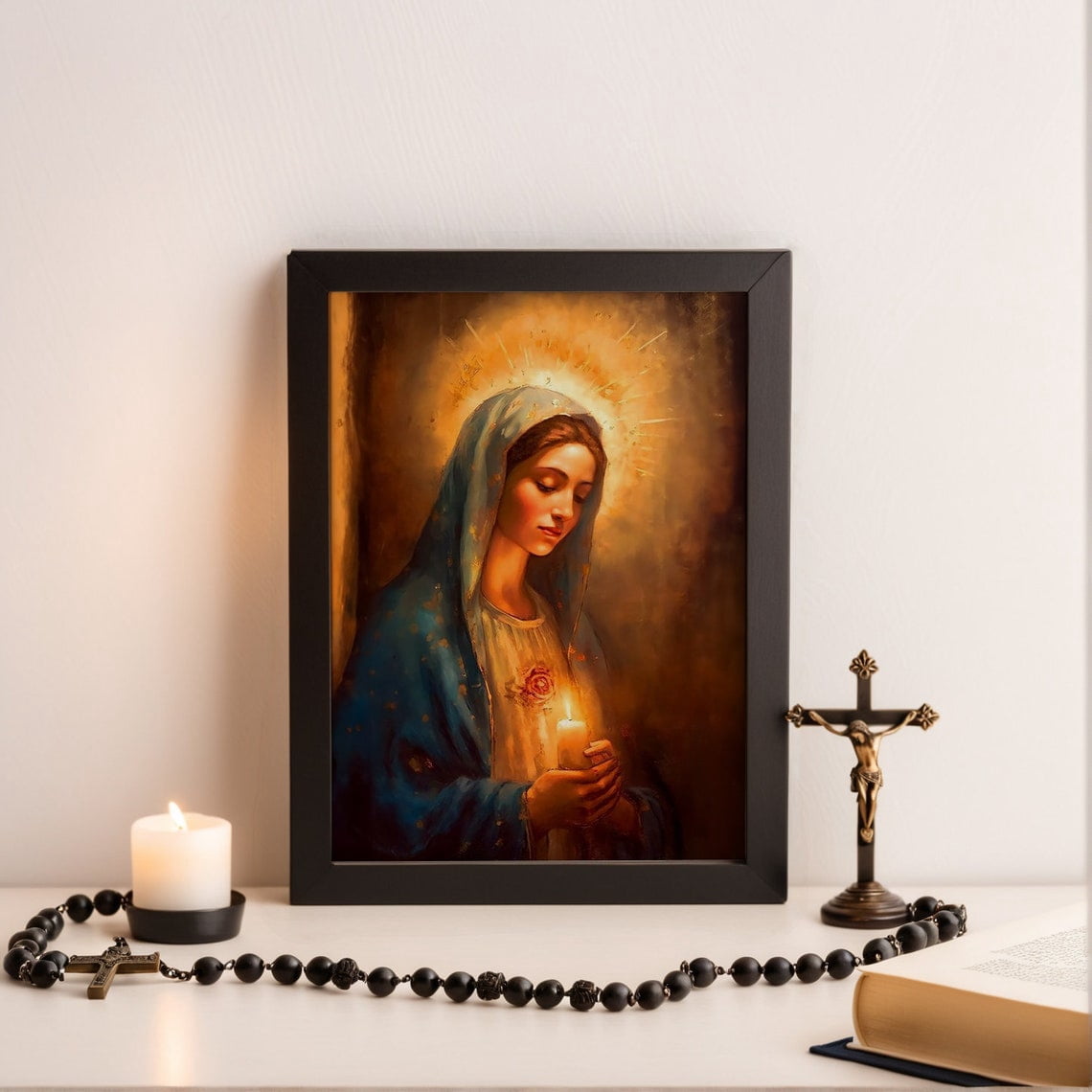 SEPT Jesus I Christian Prints I Mother Of God Poster I Jesus Portrait I ...