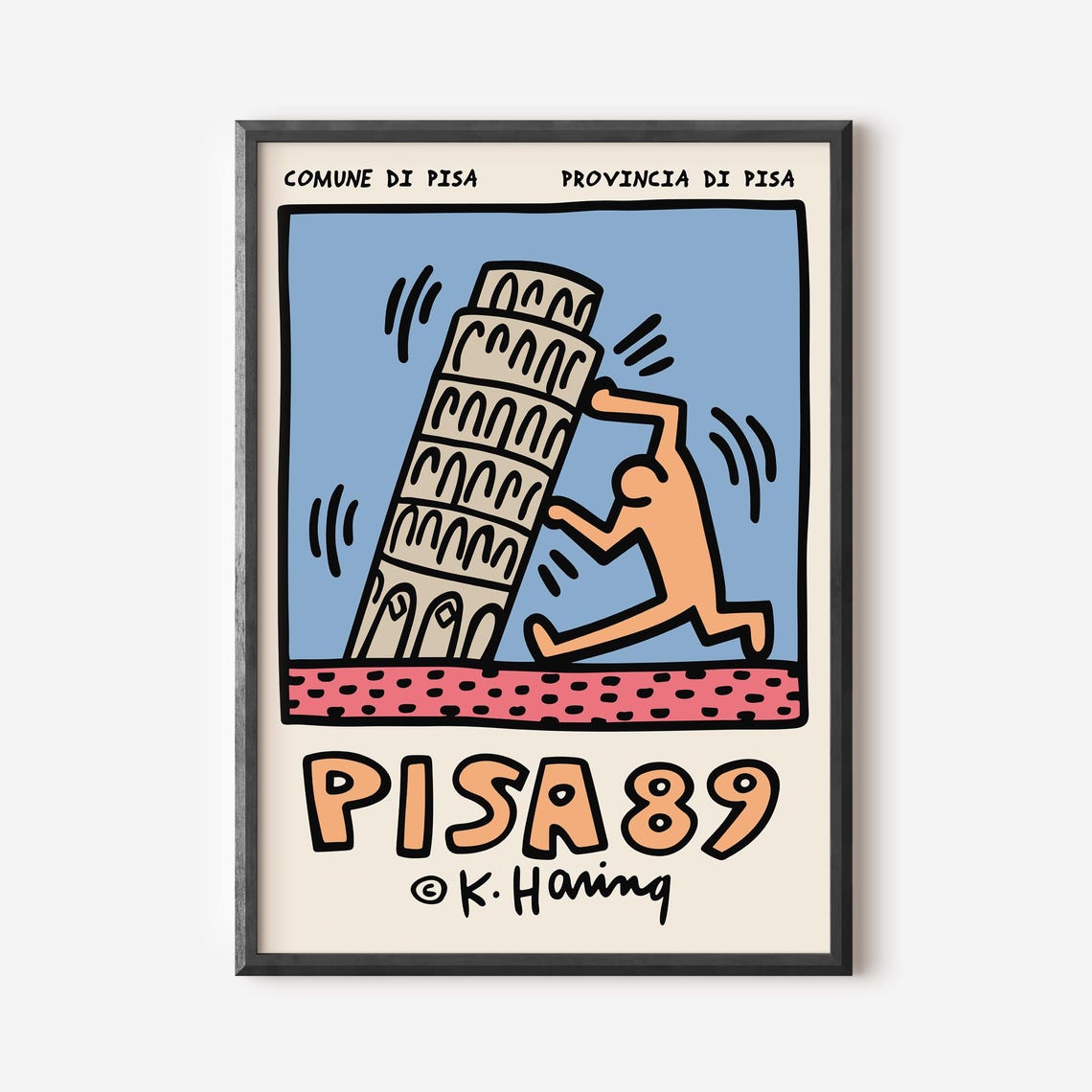 SEPT Keith Haring Poster, Keith Haring Print, Exhibition Poster ...