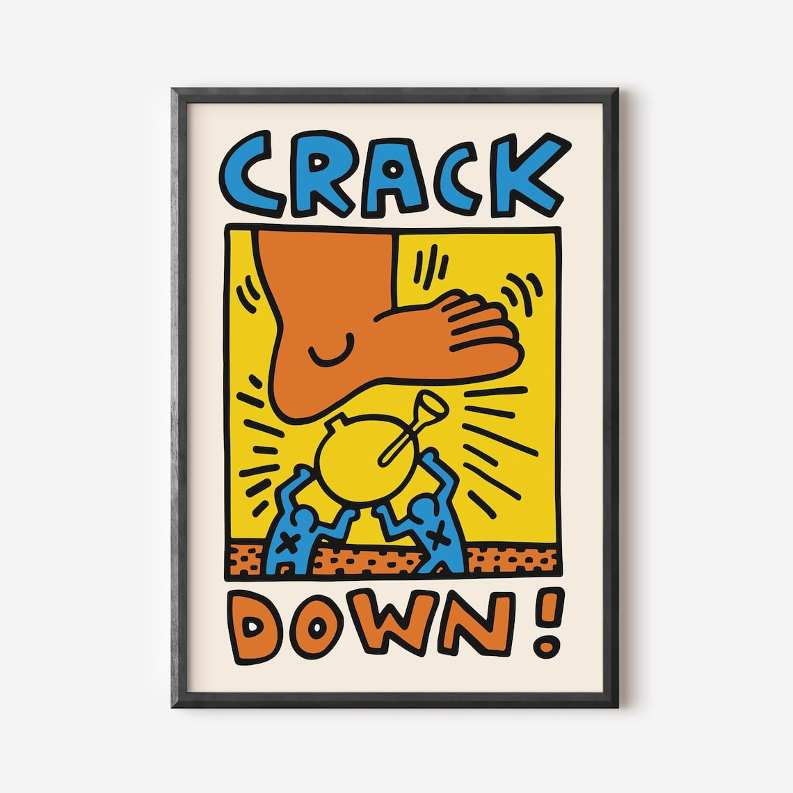 SEPT Keith Haring Poster, Keith Haring Print, Exhibition Poster ...
