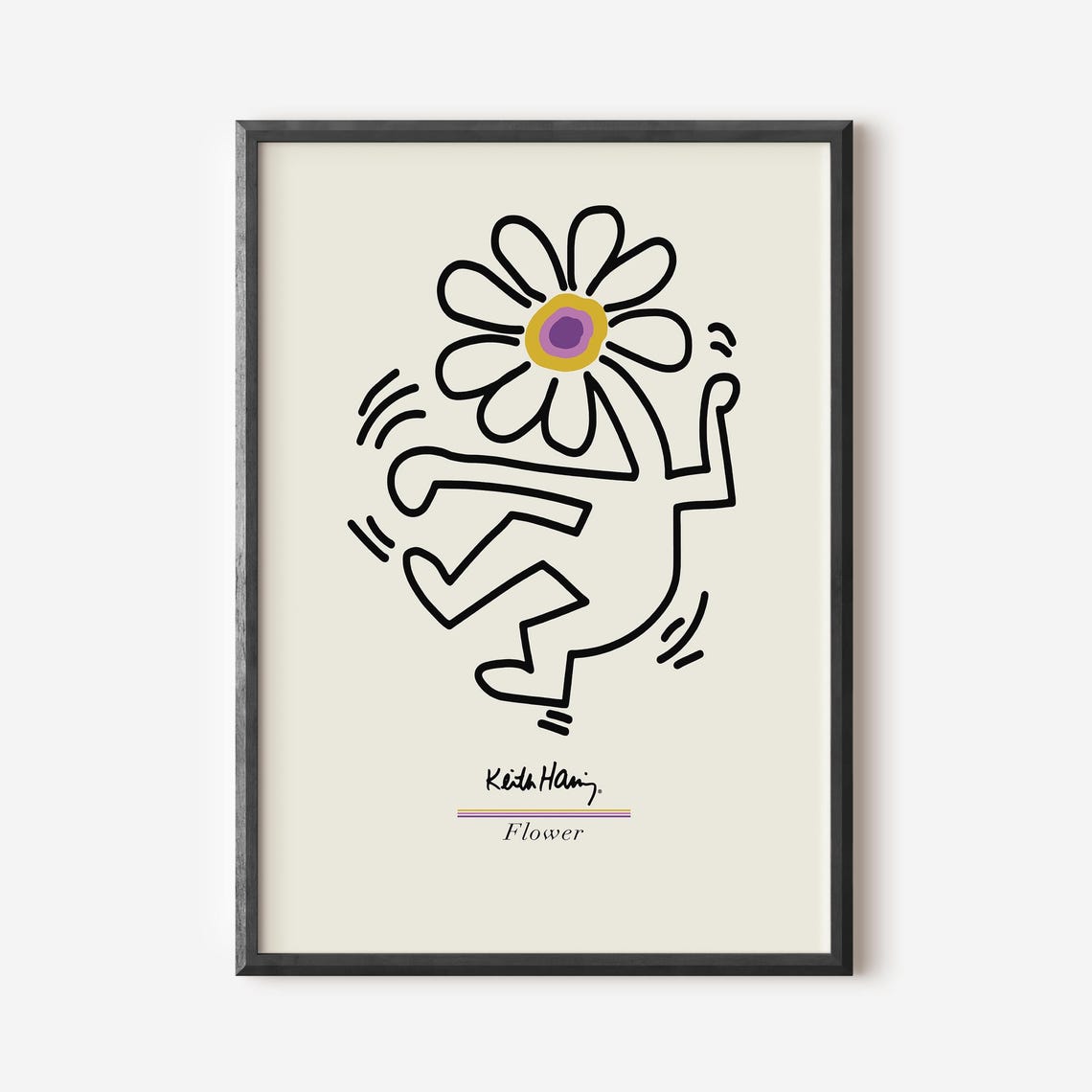 SEPT Keith Haring Poster, Keith Haring Print, Exhibition Poster ...
