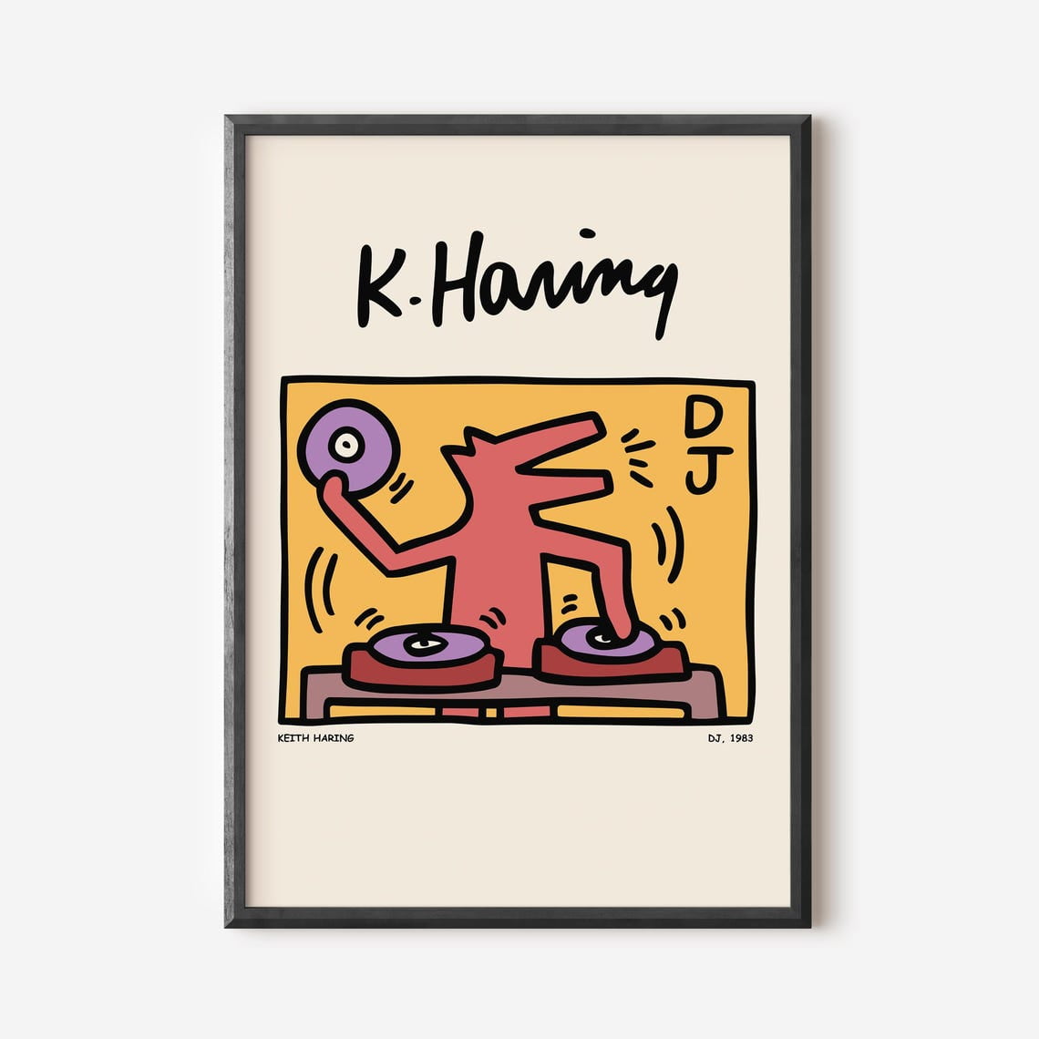 SEPT Keith Haring Poster, Keith Haring Print, Exhibition Poster ...