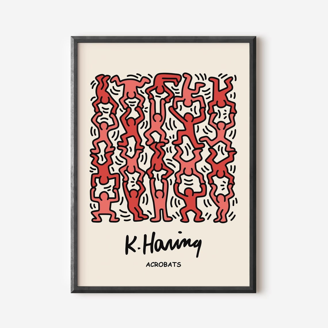 SEPT Keith Haring Poster, Keith Haring Print, Exhibition Poster ...