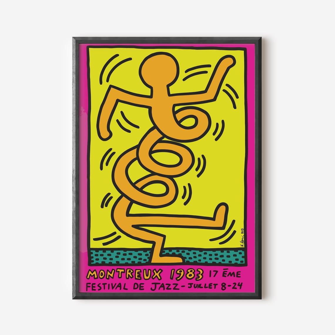 SEPT Keith Haring Poster, Keith Haring Print, Exhibition Poster ...