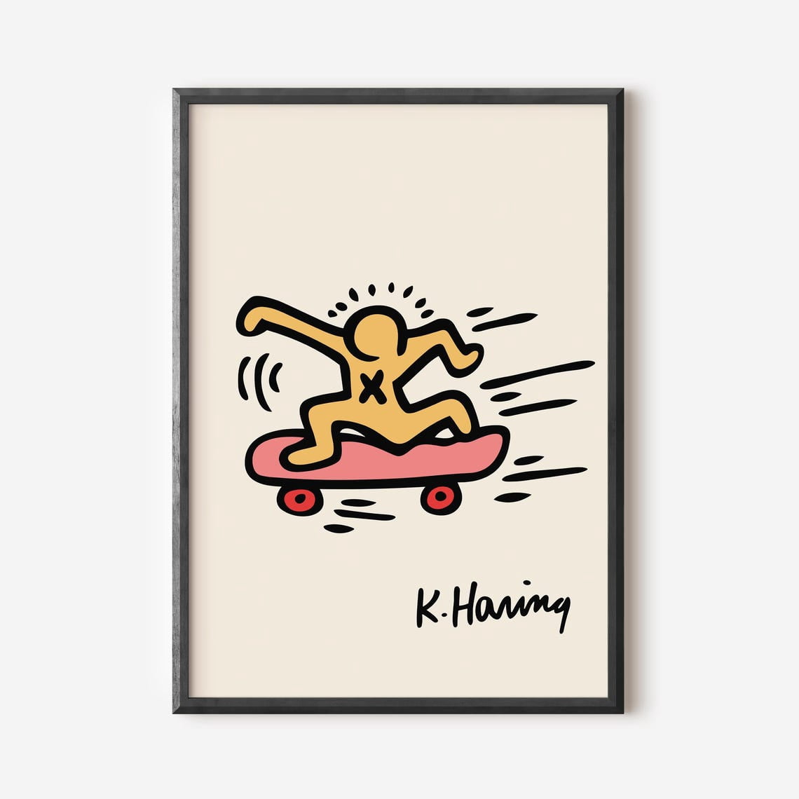 SEPT Keith Haring Poster, Keith Haring Print, Exhibition Poster ...