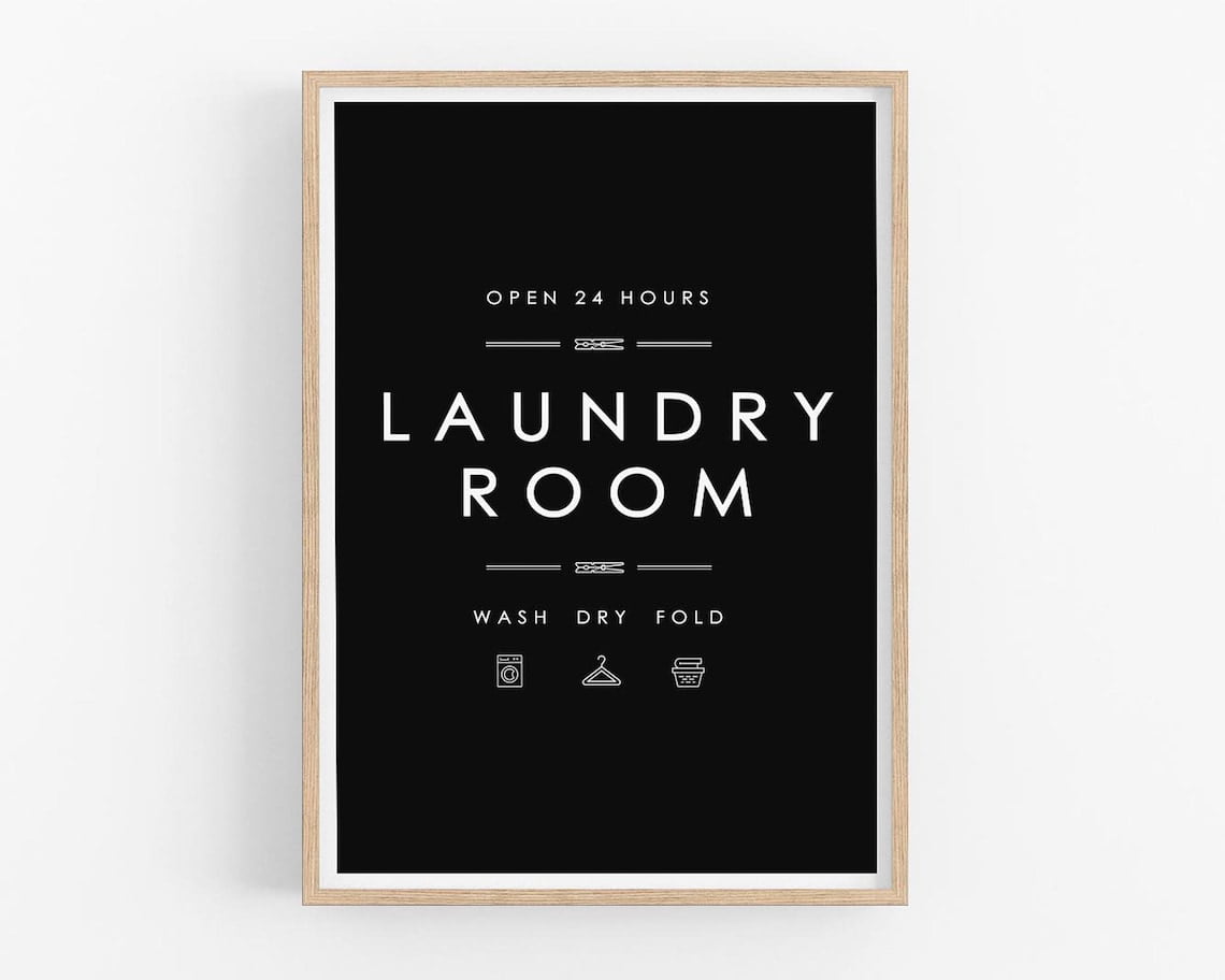 SEPT Laundry Room Sign, Laundry Printable Art, Laundry Wall Decor ...