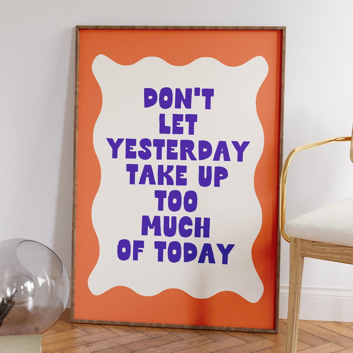 SEPT Don'T Let Yesterday Take Up Too Much Of Today, Uplifting Quote ...