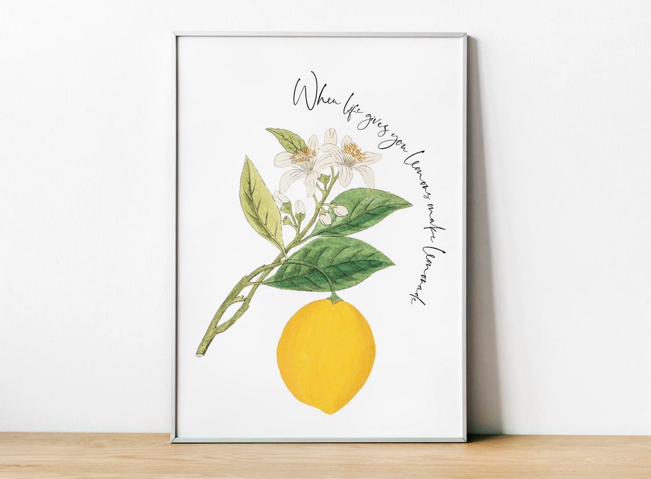 SEPT When Life Gives You Lemons Make Lemonade, Kitchen & Dining Wall ...