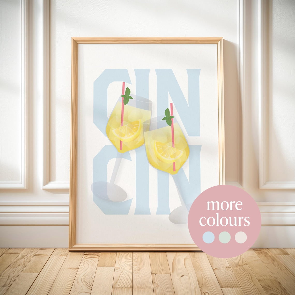 SEPT Limoncello Spritz Art Cin Cin Print Minimalist Cocktail Posters ...