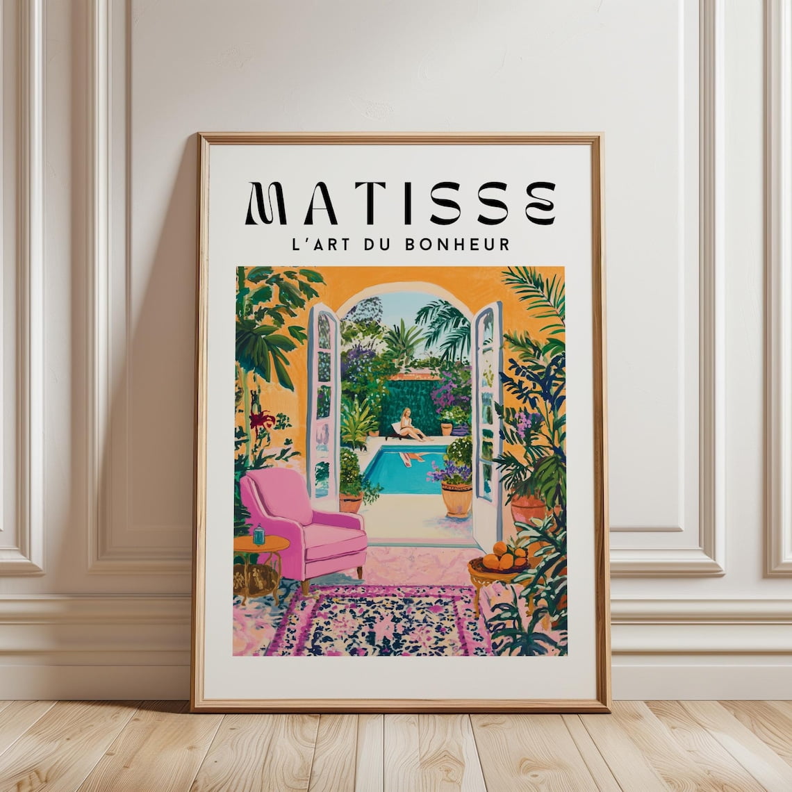 SEPT Matisse Poolside Posters, Tropical Summer Sunbathing Prints ...