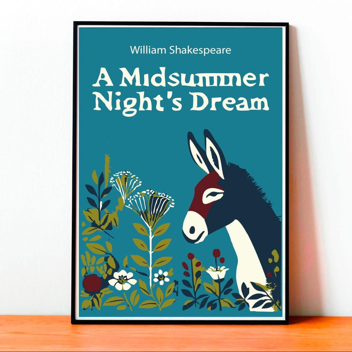 SEPT A Midsummer Night'S Dream Poster, William Shakespeare Art, Classic ...