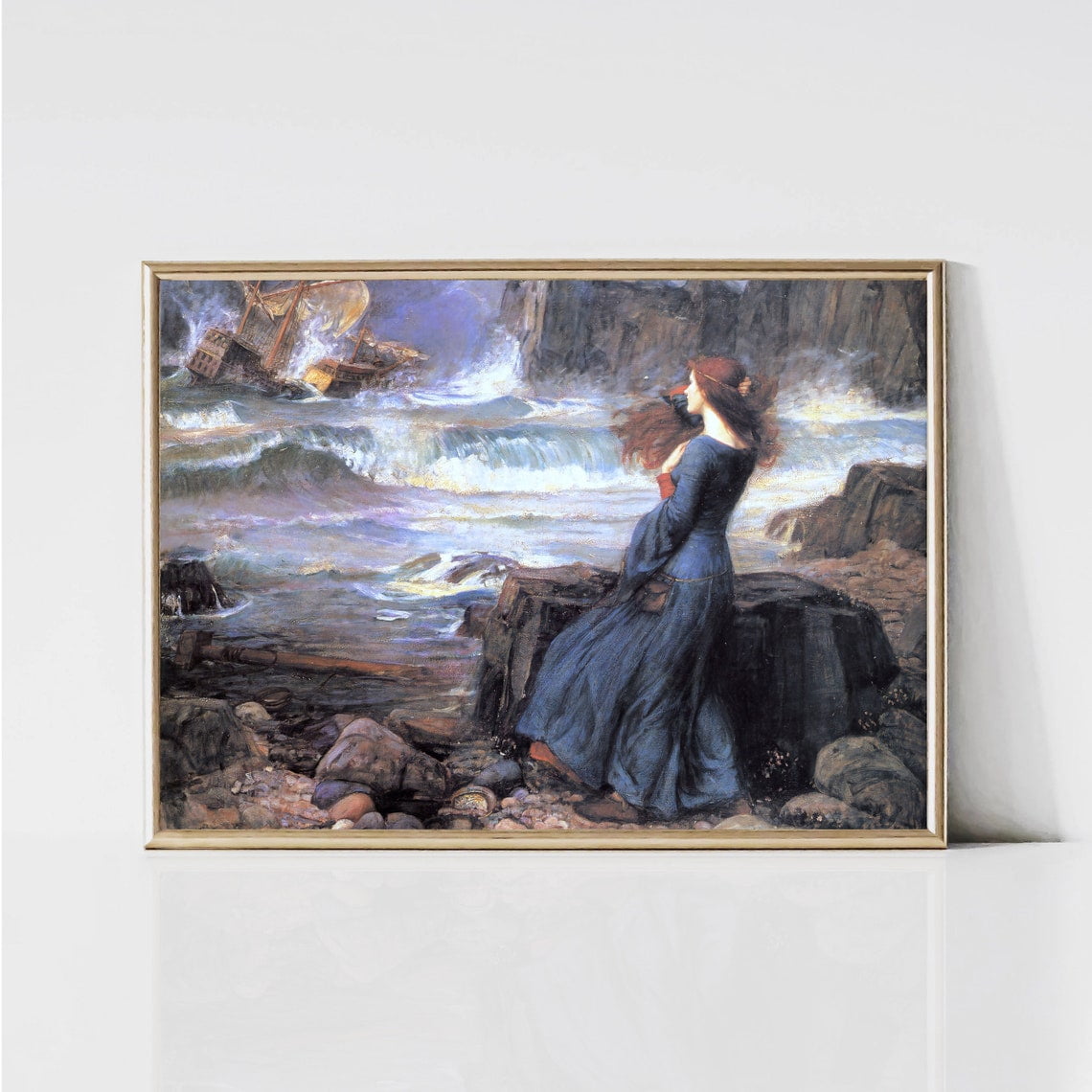 SEPT Miranda (The Tempest) By John William Waterhouse Pre-Raphaelite ...