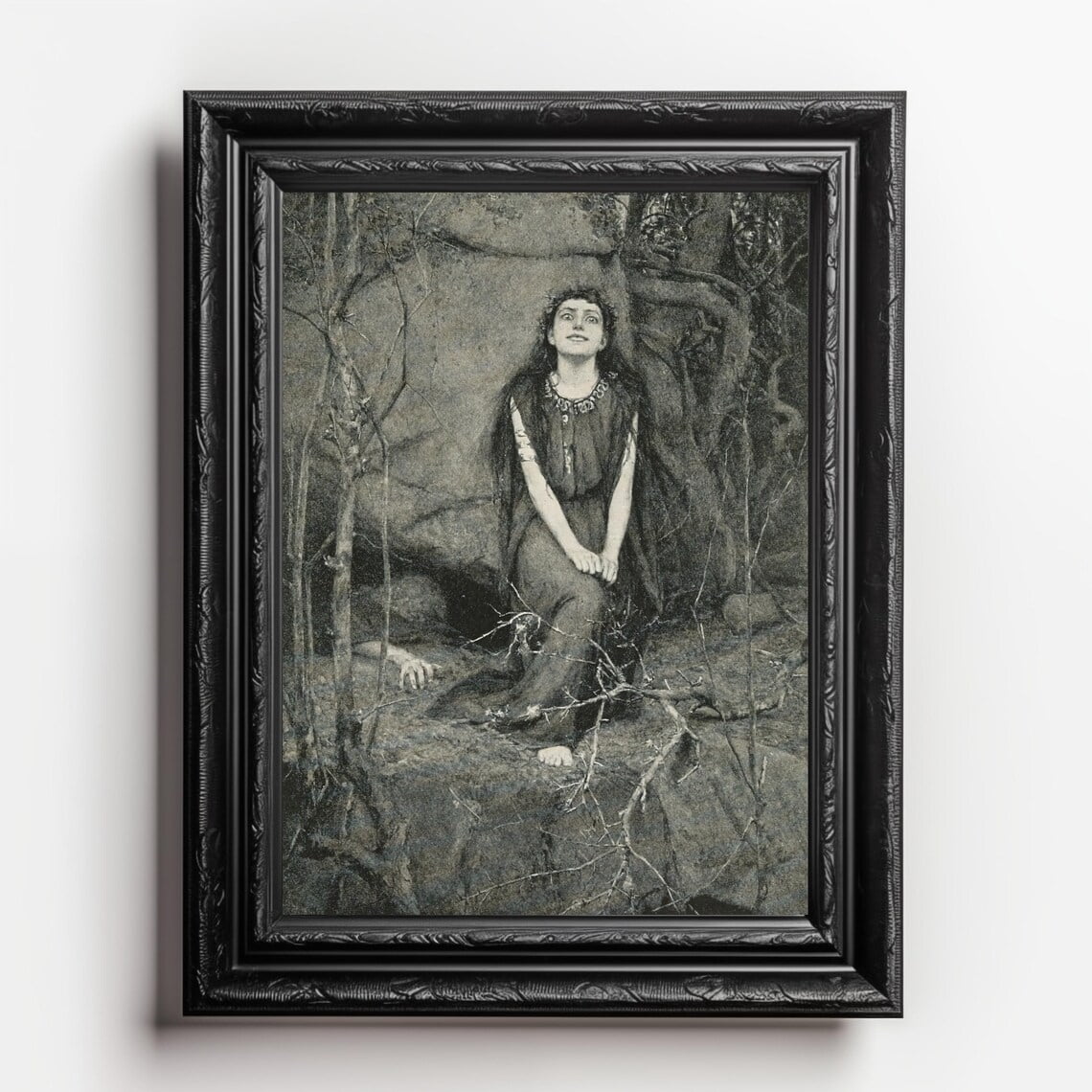 SEPT Mystical Forest Folklore - Enchanting Young Woman, Ethereal Scene ...