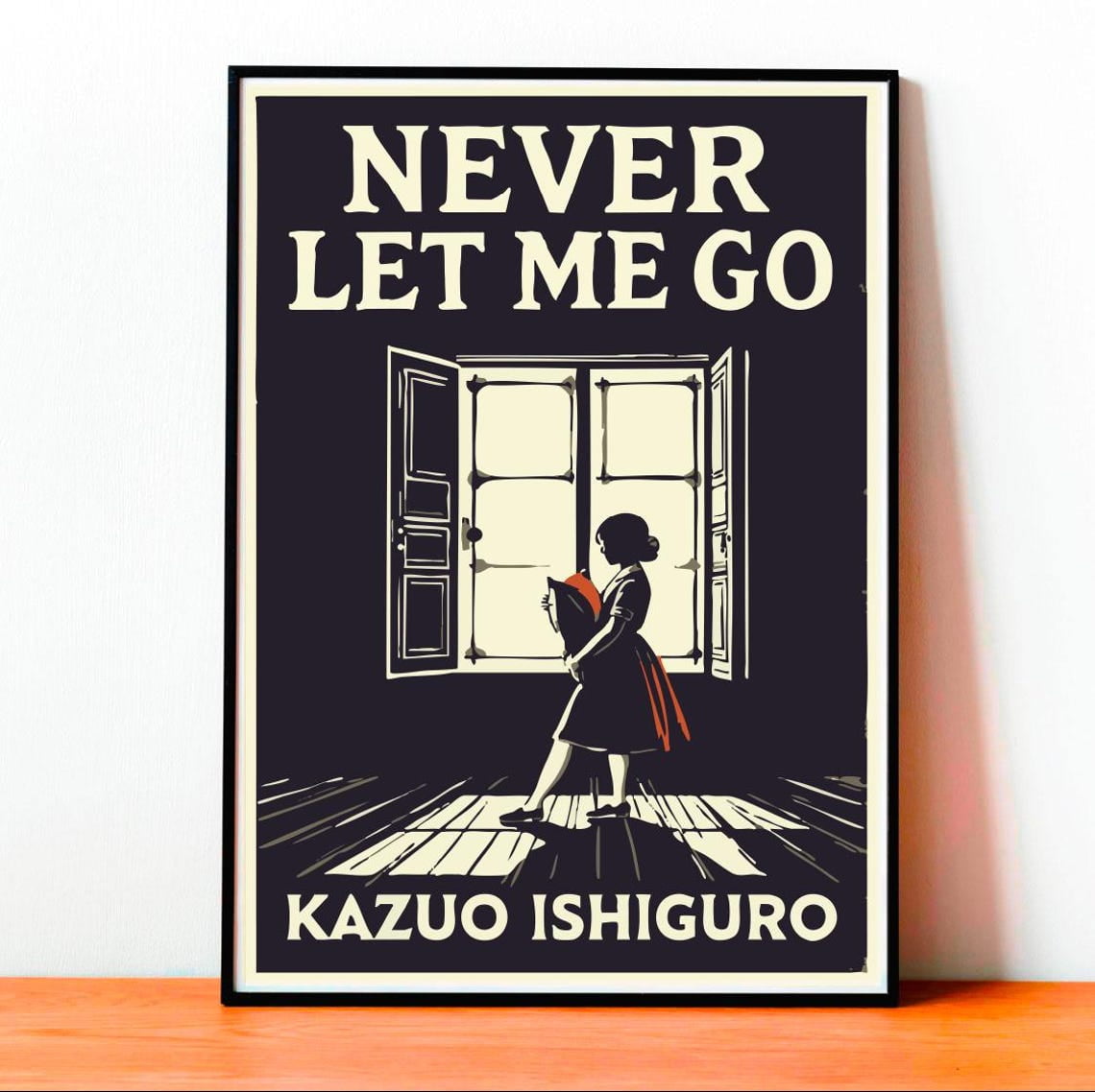 SEPT Never Let Me Go Poster, Kazuo Ishiguro Art, Dystopian Book Print ...