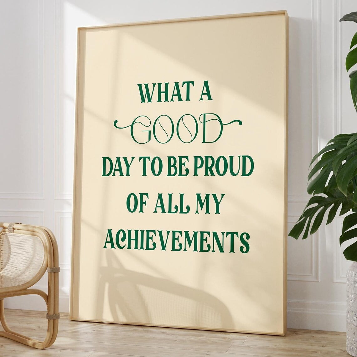 SEPT Office Wall Decor Motivational Quote Print, Home Office Wall Art ...