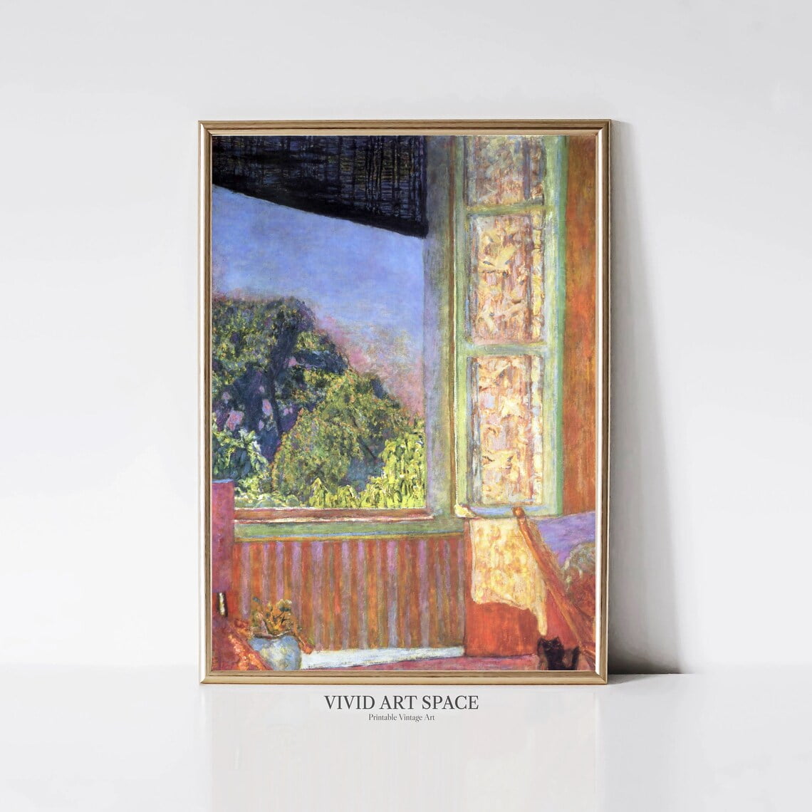SEPT The Open Window By Pierre Bonnard Post-Impressionist Art Print ...