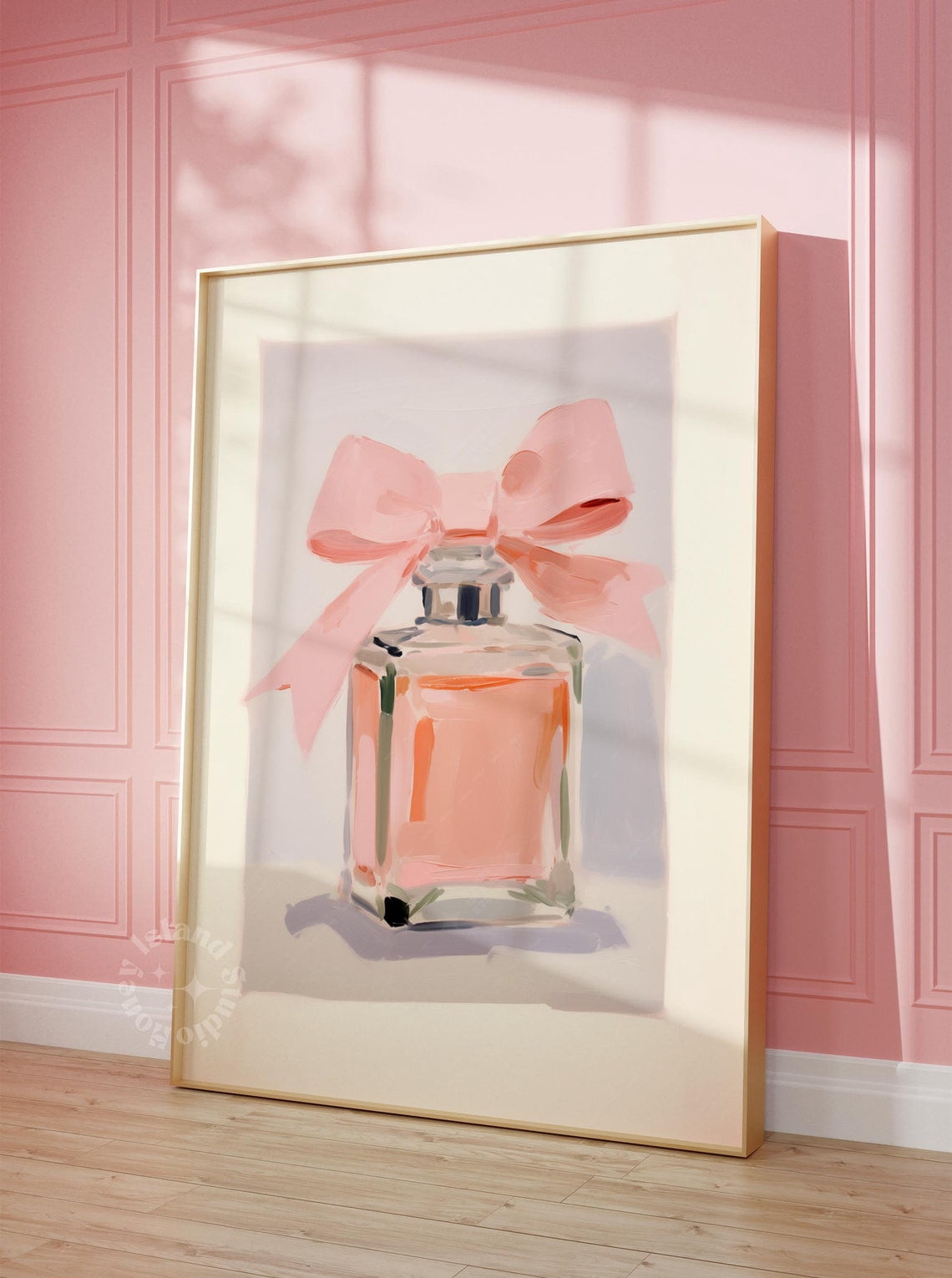 SEPT Perfume Bottle Peach Print 1985 Vintage Art Print Pop Art Perfume ...