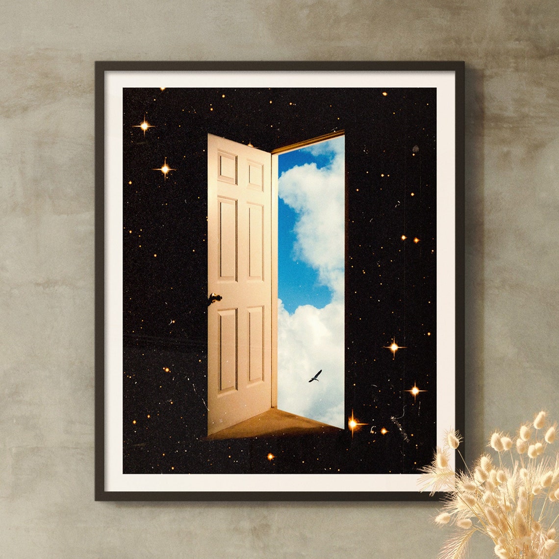 SEPT The Portal Retro Futuristic Poster Space Collage Vintage Art ...