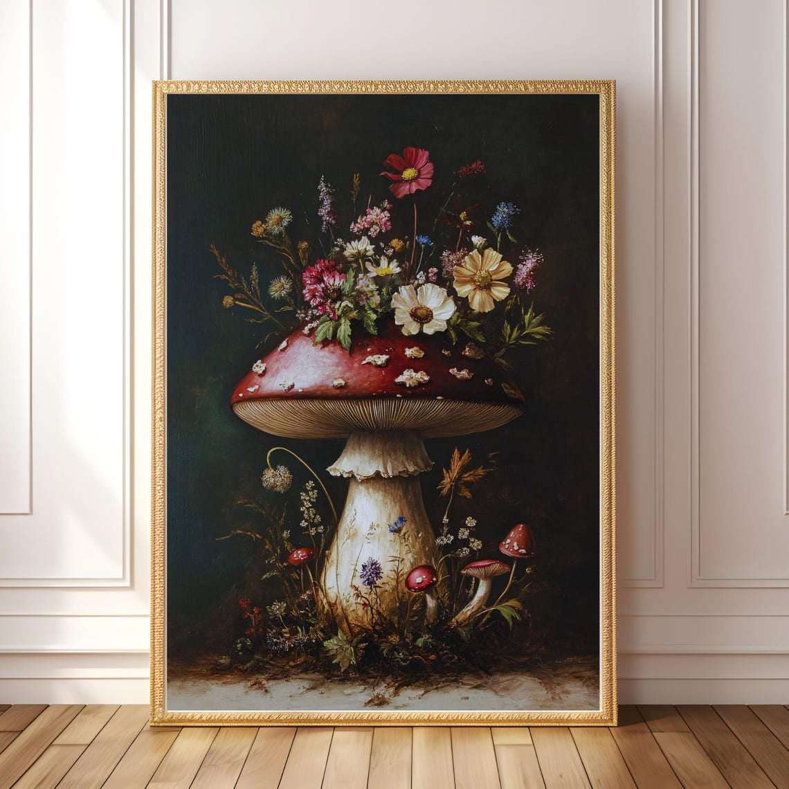 SEPT Printable Mushroom Wall Art Whimsical Forest Decor Cottagecore ...