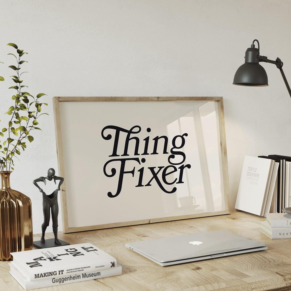 SEPT Retro Thing Fixer Wall Art Print, Funny Printable Office Sign ...