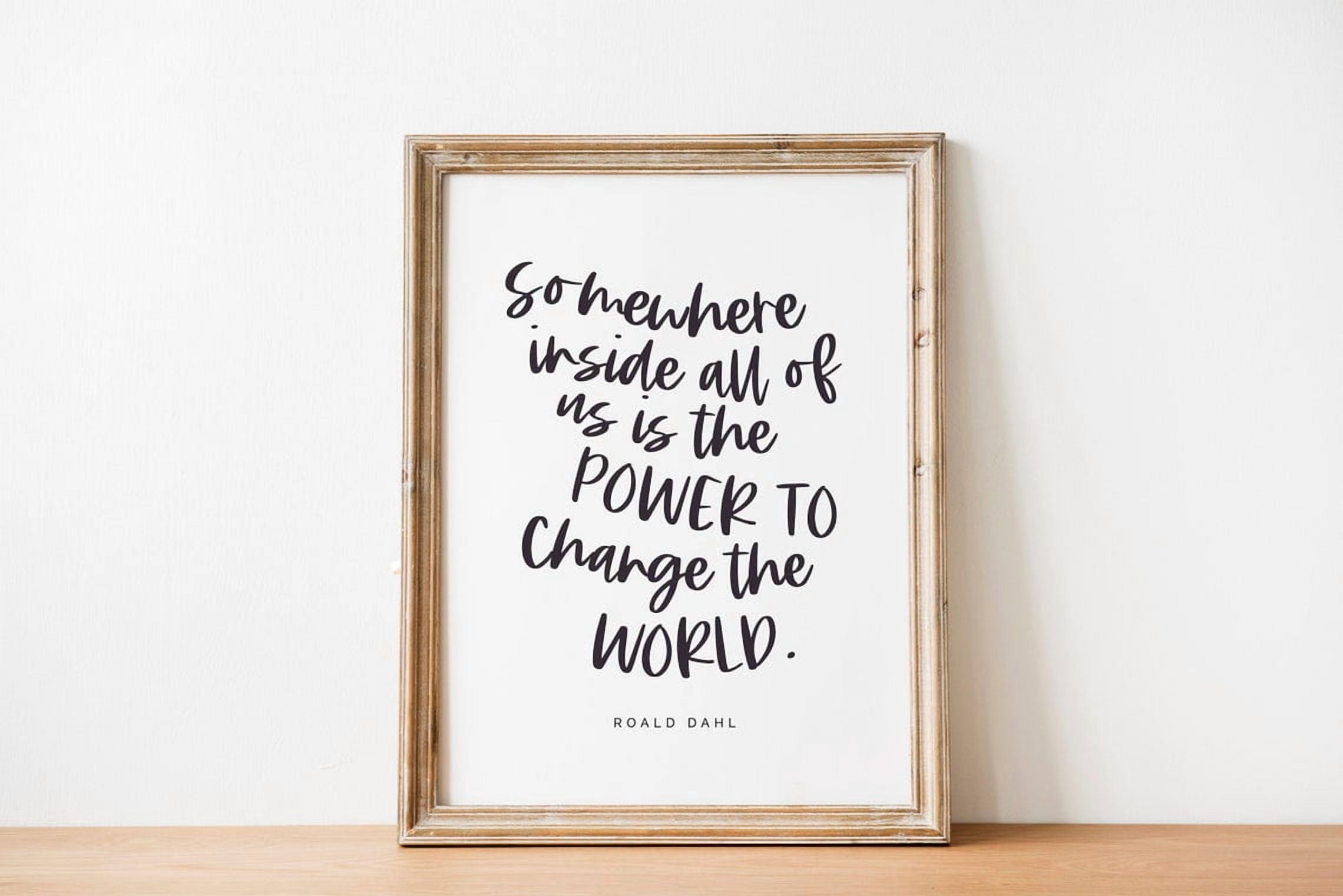 SEPT Roald Dahl Quote, Matilda Quote, Change The World, Matilda Poster ...