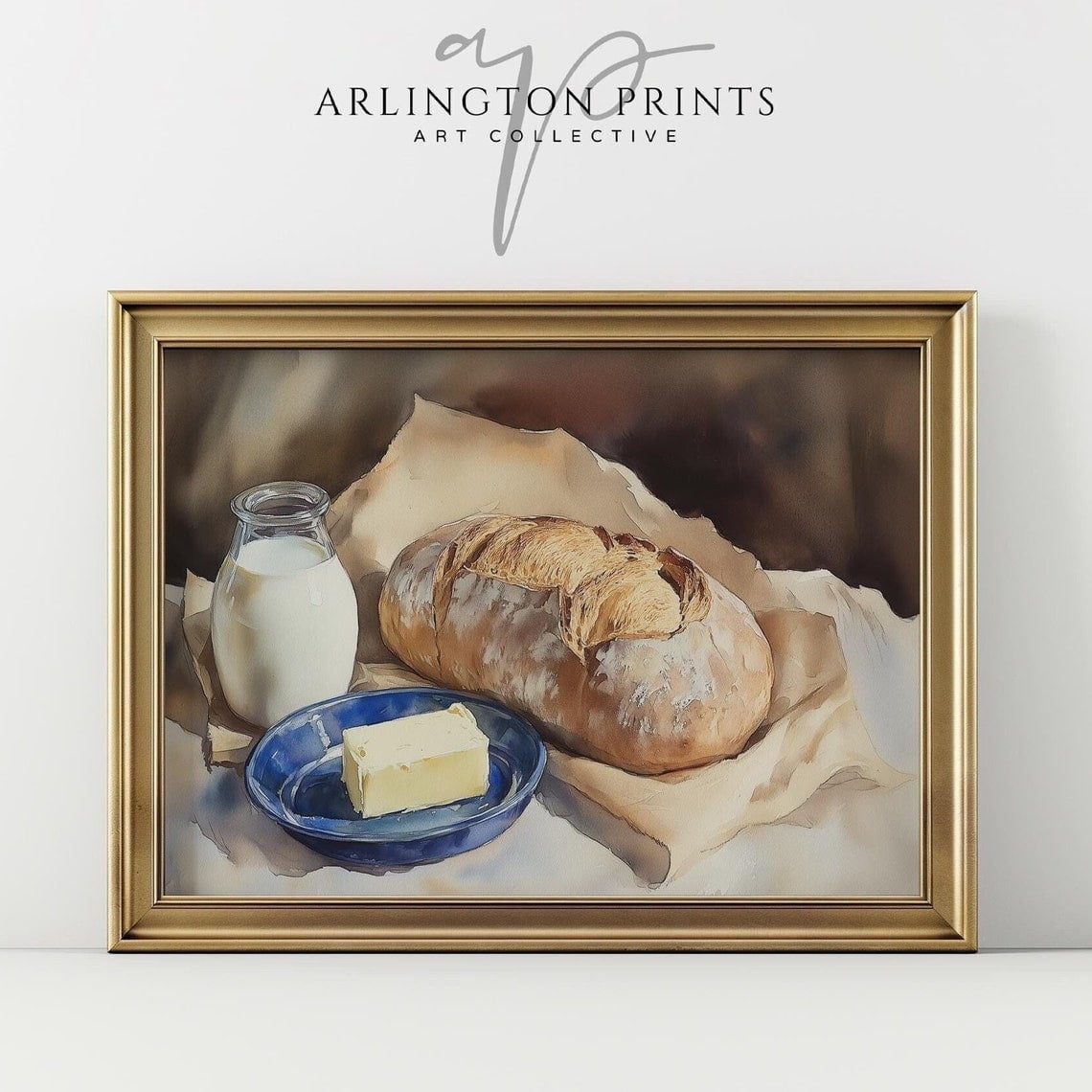 SEPT Rustic Farmhouse Kitchen Print, Printable Vintage Bread And Butter ...