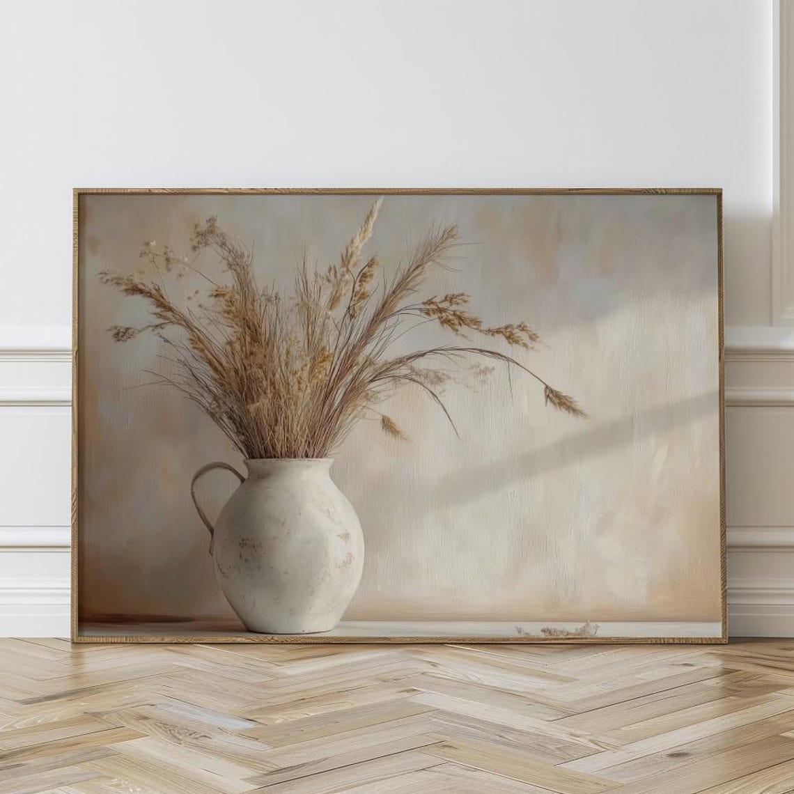 SEPT Rustic Flower Vase Still Life Print Digital Downloadable Vintage ...