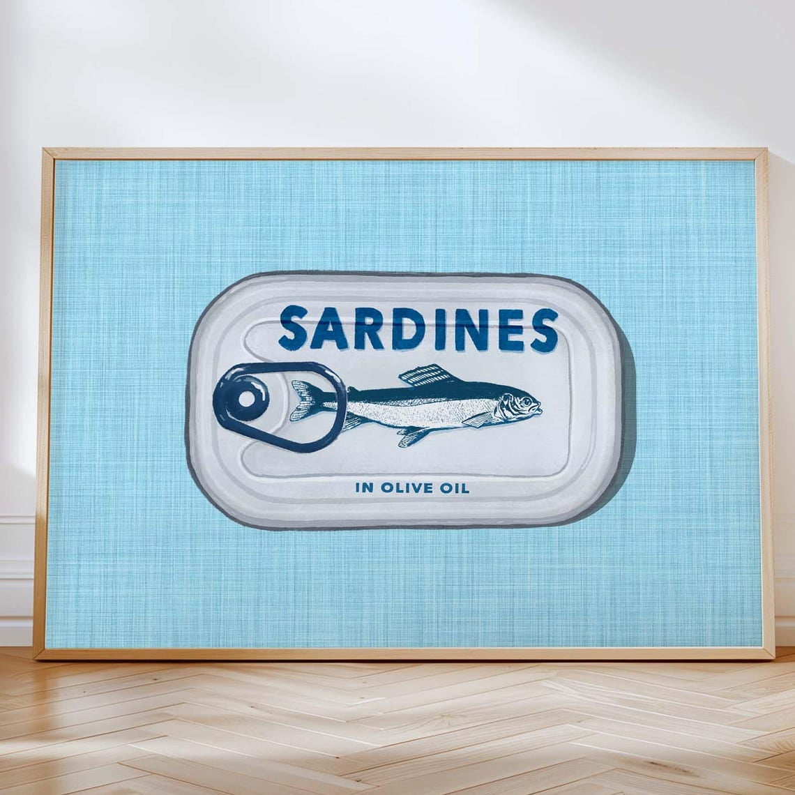 SEPT Sardine Wall Art Sardines Print Sardine Tin Vintage Poster Retro ...
