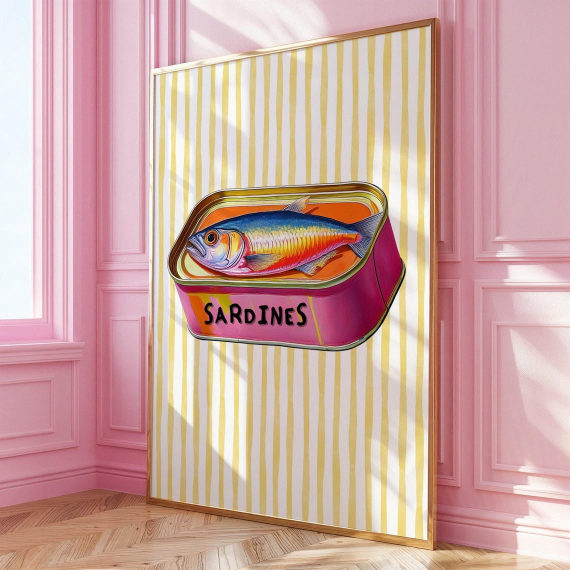 SEPT Sardine Wall Print, Digital Print, Sardine Tin Poster, Kitchen ...