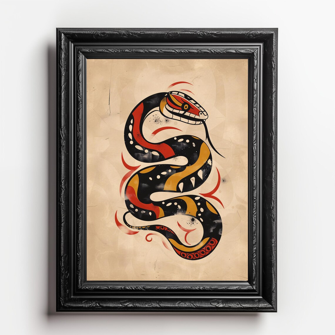SEPT Snake Digital Art Print, Illustration, Wall Decor, Printable ...