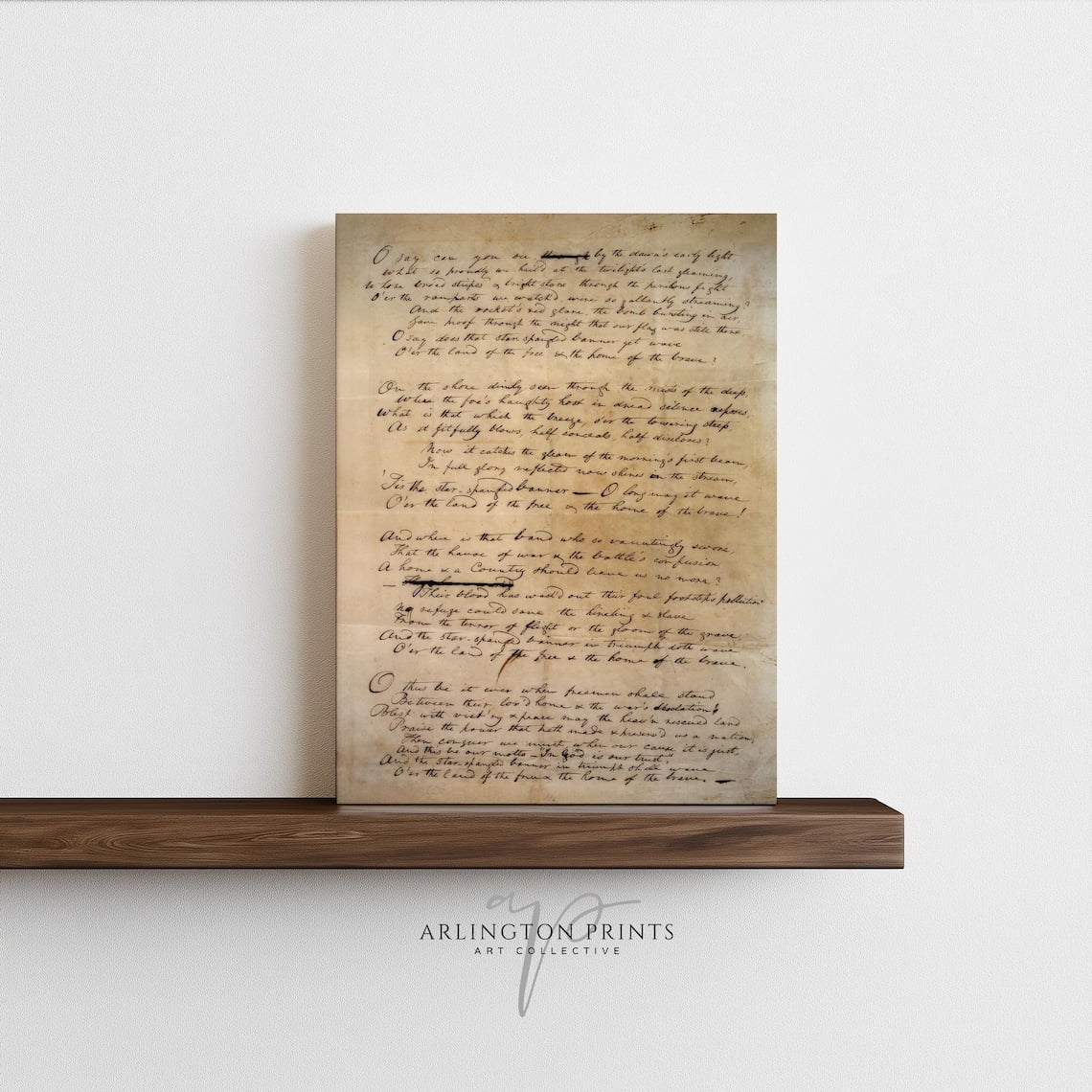 SEPT Star Spangled Banner National Anthem Printable, Vintage Patriotic ...