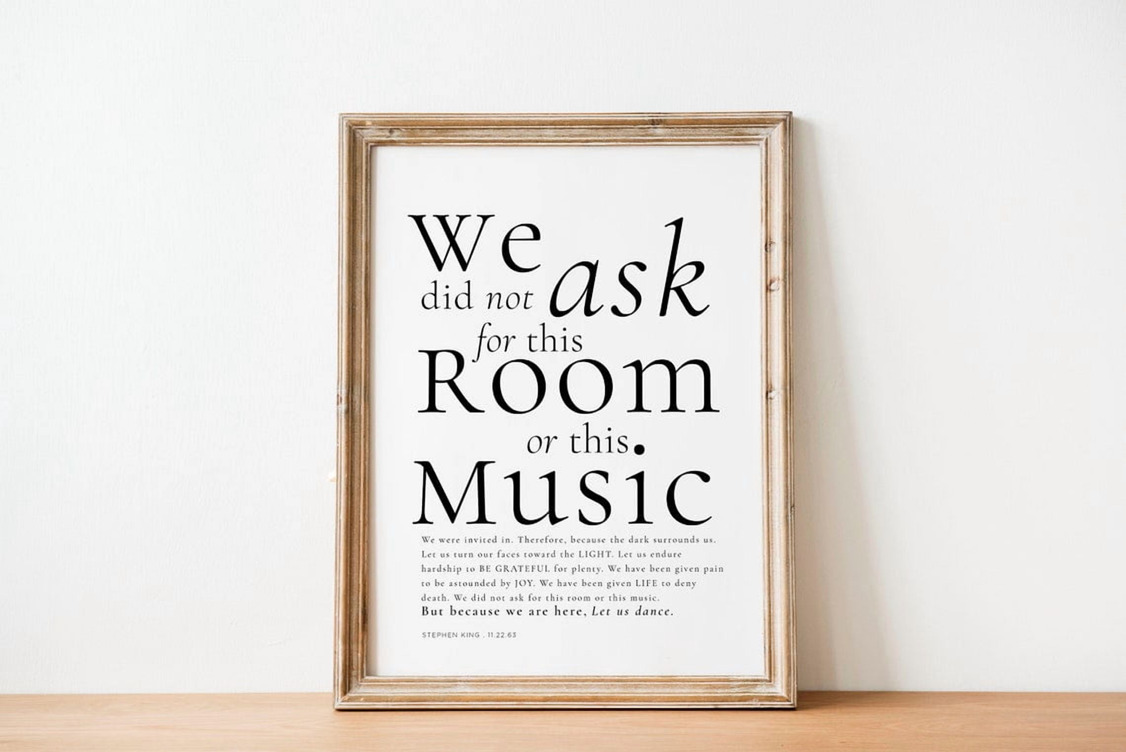 SEPT Stephen King Poem Quote, 11.22.63 Tv Show, Life Inspirational Poem ...