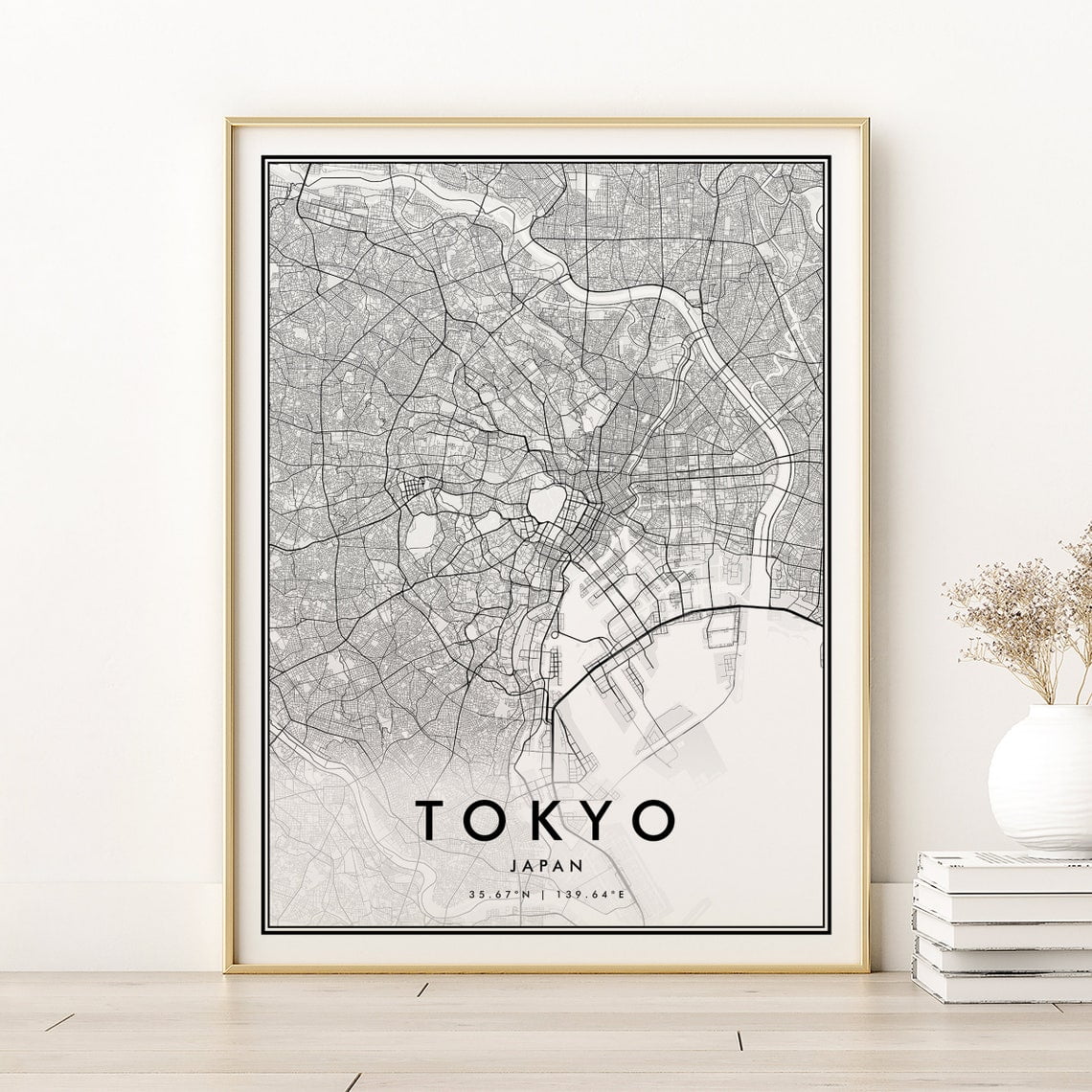 SEPT Tokyo Map Print, Tokyo Japan City Map Poster, Printable Travel ...
