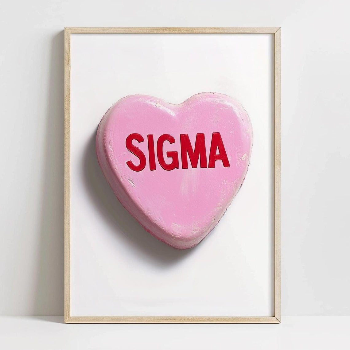 SEPT Trendy Pink Sigma Candy Heart Print, Printable Valentine'S Teen ...