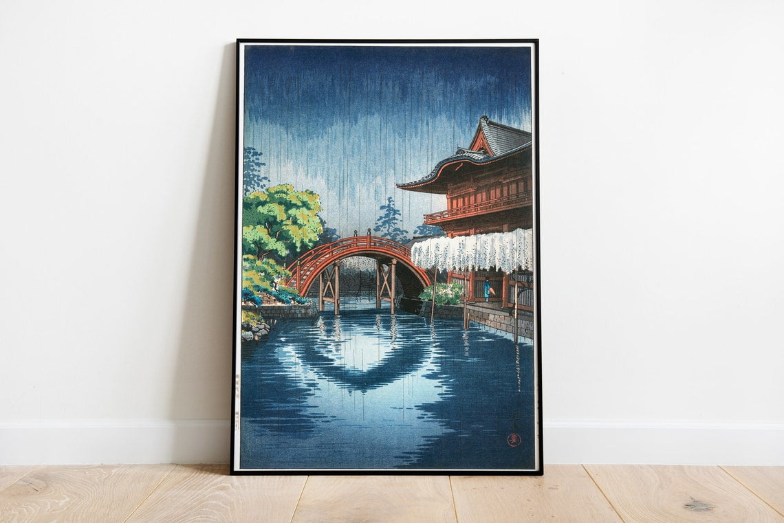 SEPT Tsuchiya Koitsu Art Print, Japan Antique Art Poster, Kameido ...