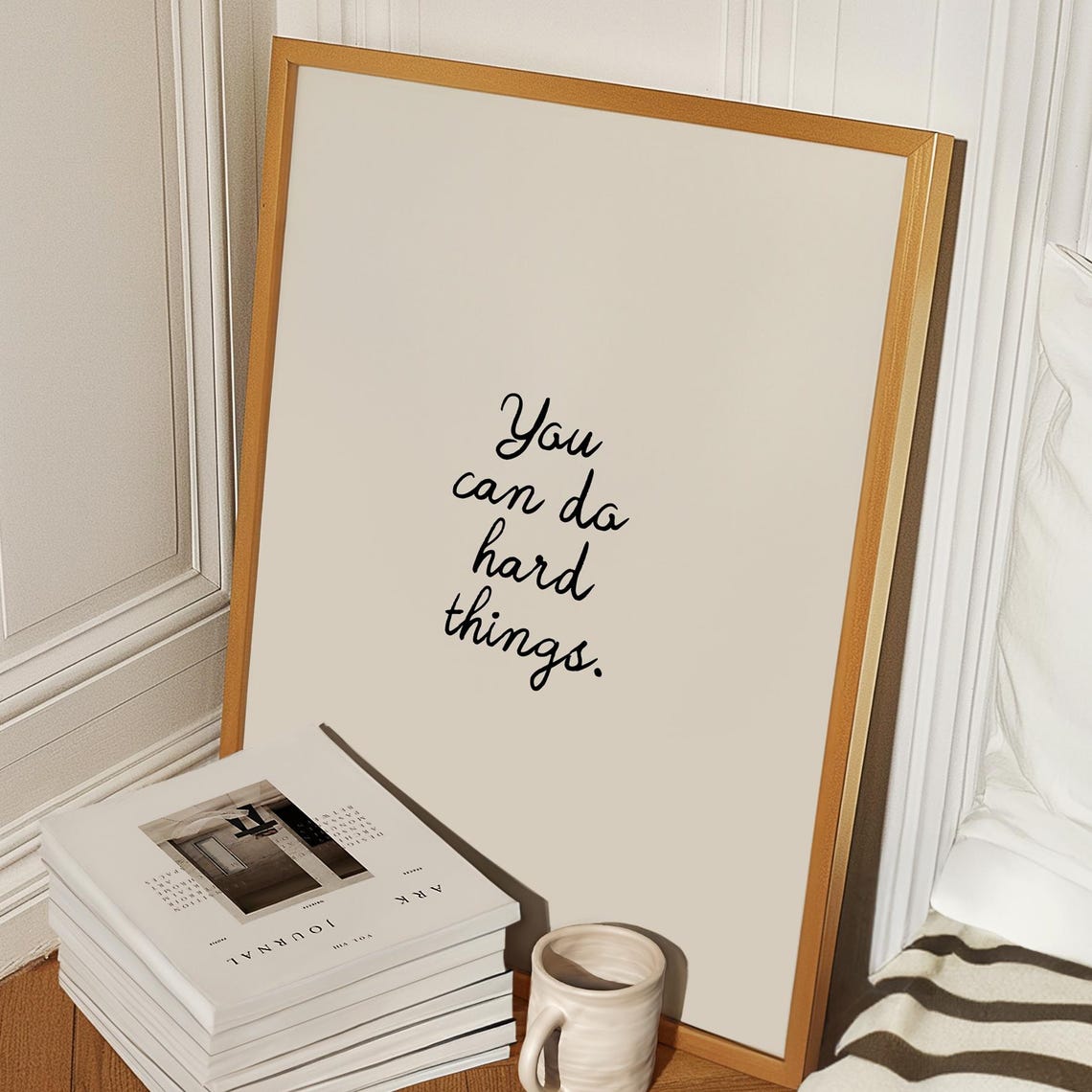 SEPT You Can Do Hard Things Print, Motivational Wall Art, Inspirational ...