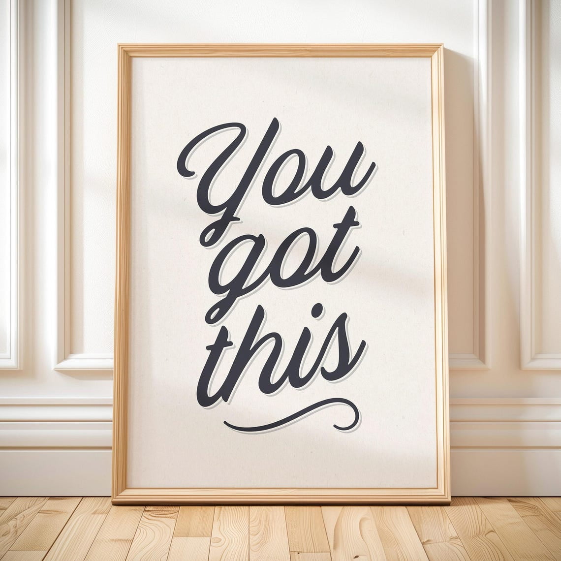 SEPT You Got This Print Positive Affirmation Quote Poster Preppy ...