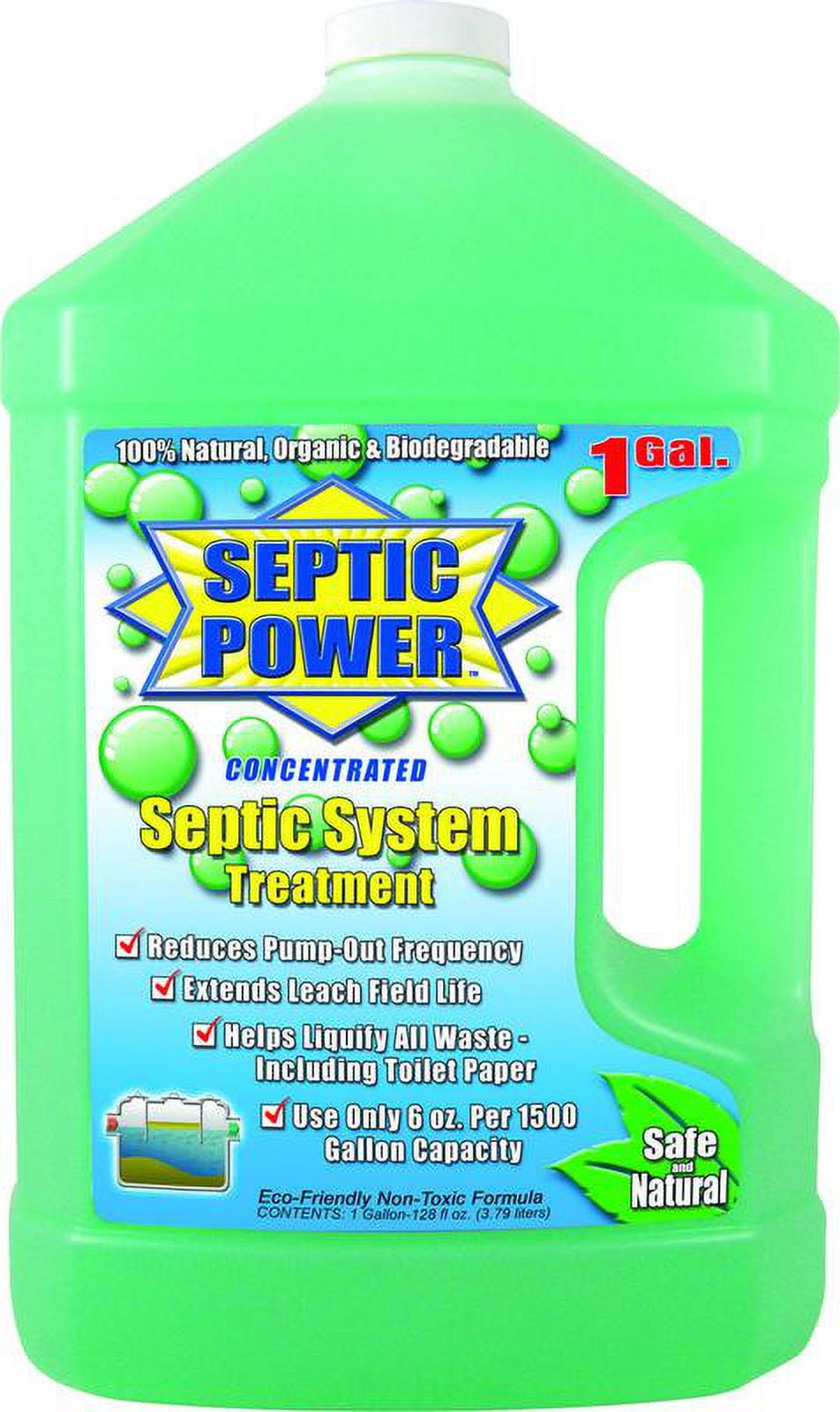 SEPTIC POWER, 1 GALLON BOTTLE - Walmart.com