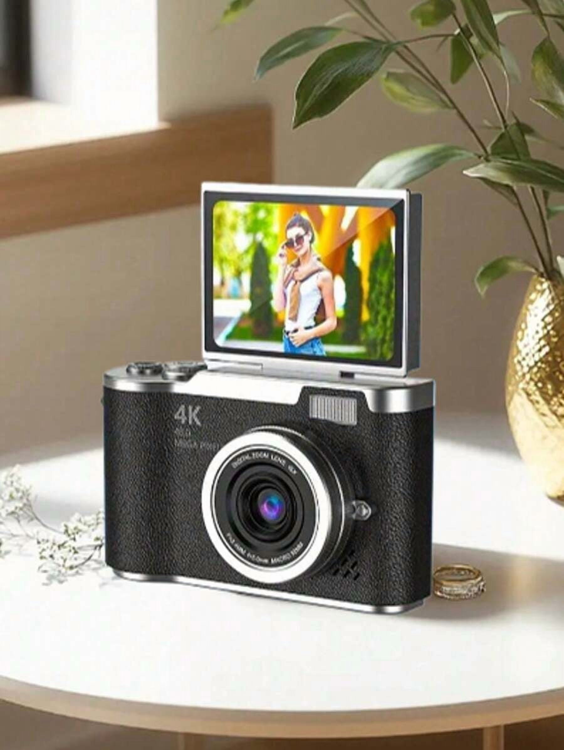 SEREE 4K Clamshell Digital Camera - 48MP Rechargeable Camera with 2.4 ...