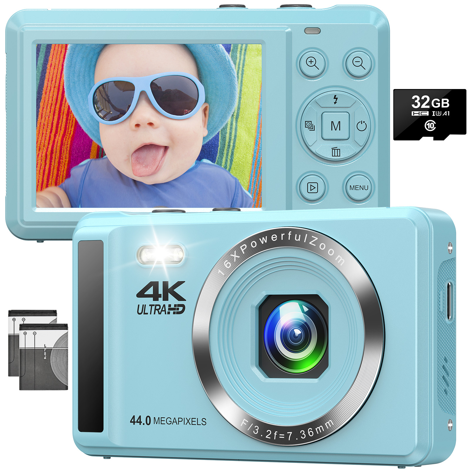 KODAK PIXPRO AZ421 Bridge Digital Camera - 16MP 42X Optical Zoom HD720p ...