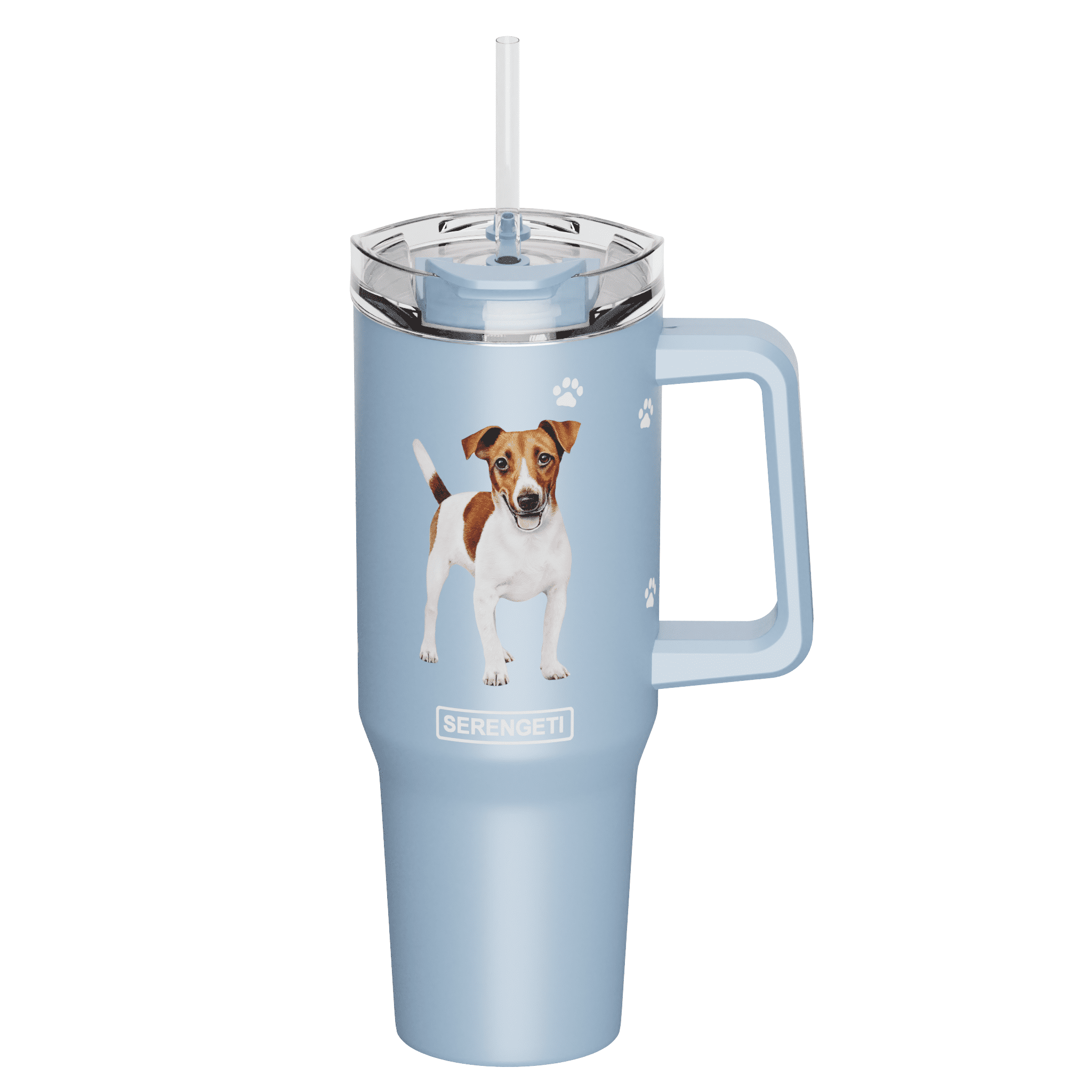 SERENGETI Jack Russel 40 Oz Stainless Steel Tumbler with Handle and ...