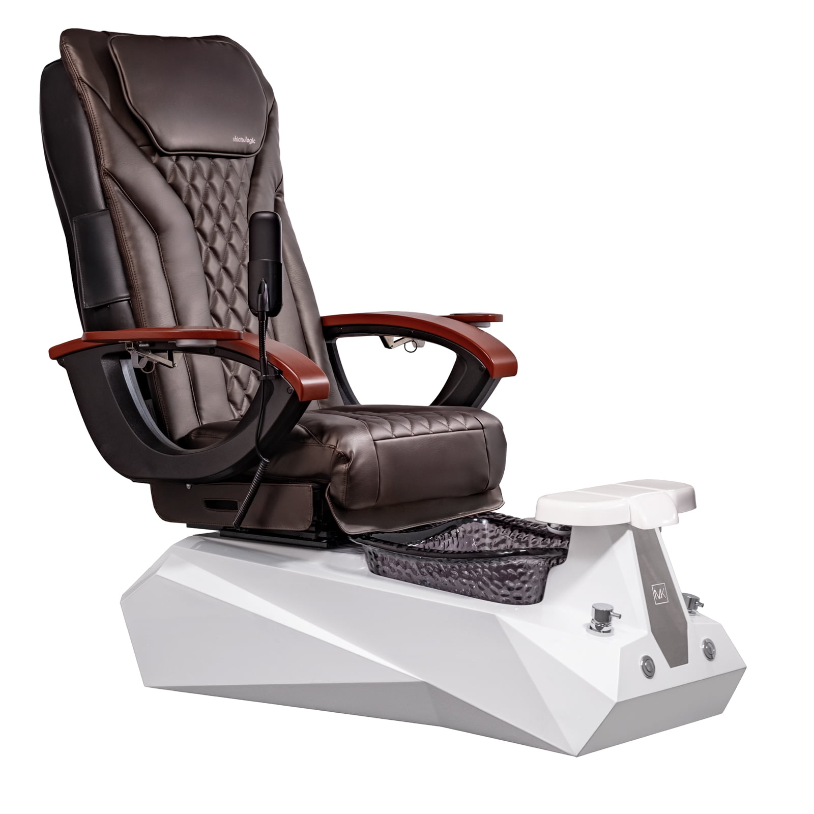 SERENITY Shiatsulogic Pedicure Chair White Black w/ Discharge Pump ...