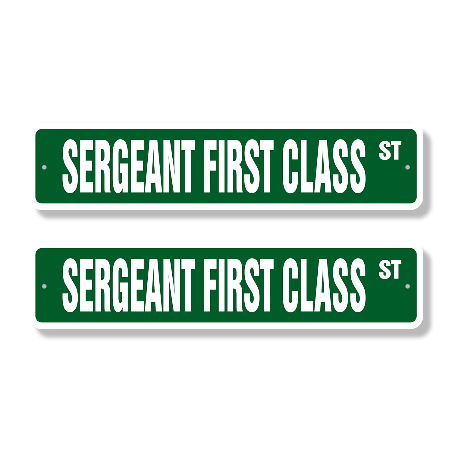 SERGEANT FIRST CLASS Classic Street Sign (2 Pack) US Marines Army SFC ...